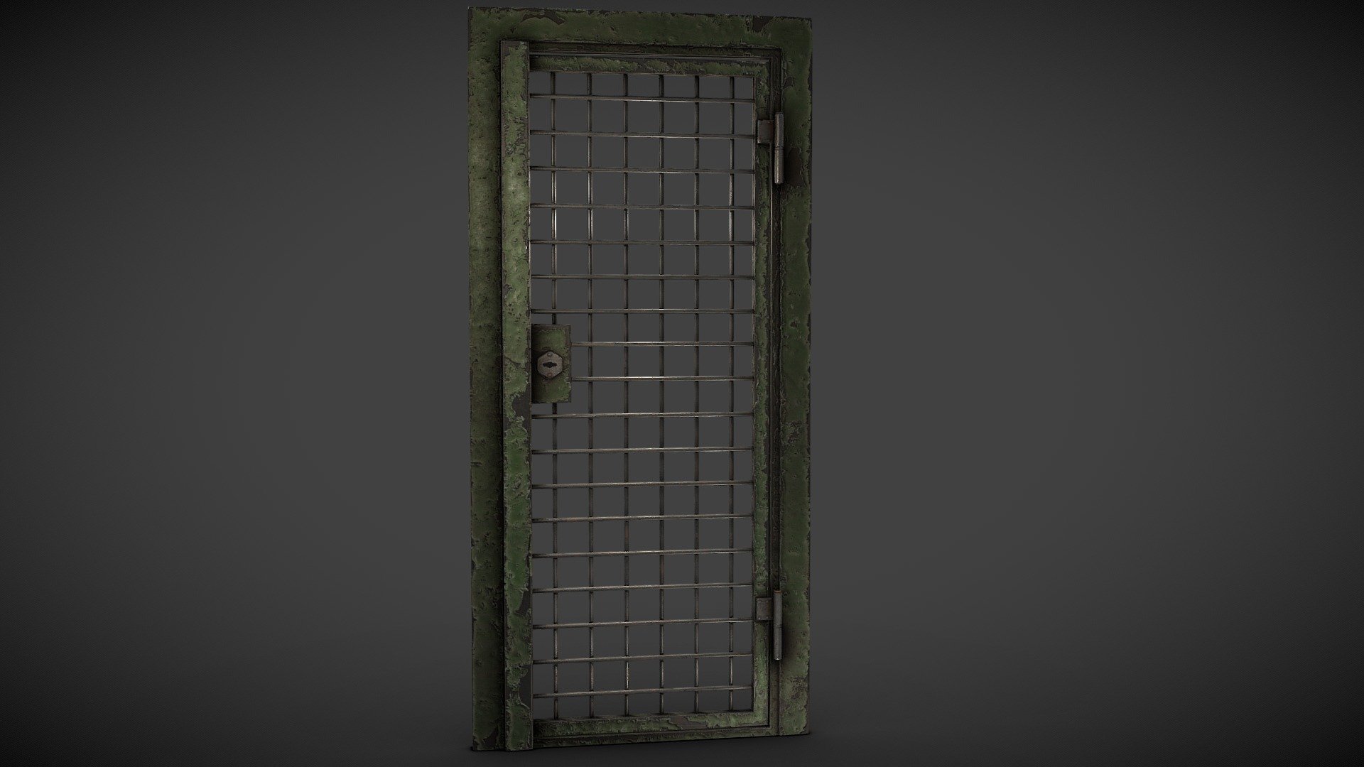 Grid Door - 3D model by Shedmon [cfe0126] - Sketchfab