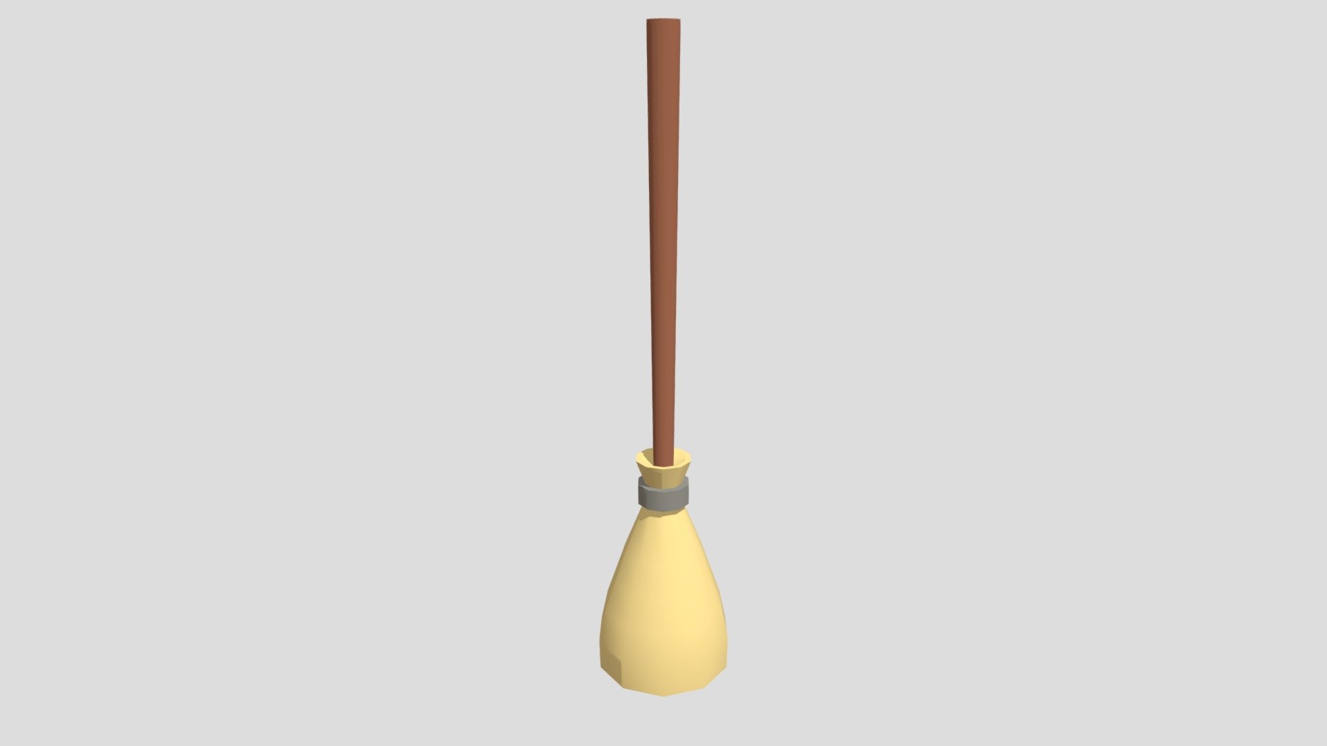 Low Poly Broom - Download Free 3D model by aetherowl [cfe3588] - Sketchfab