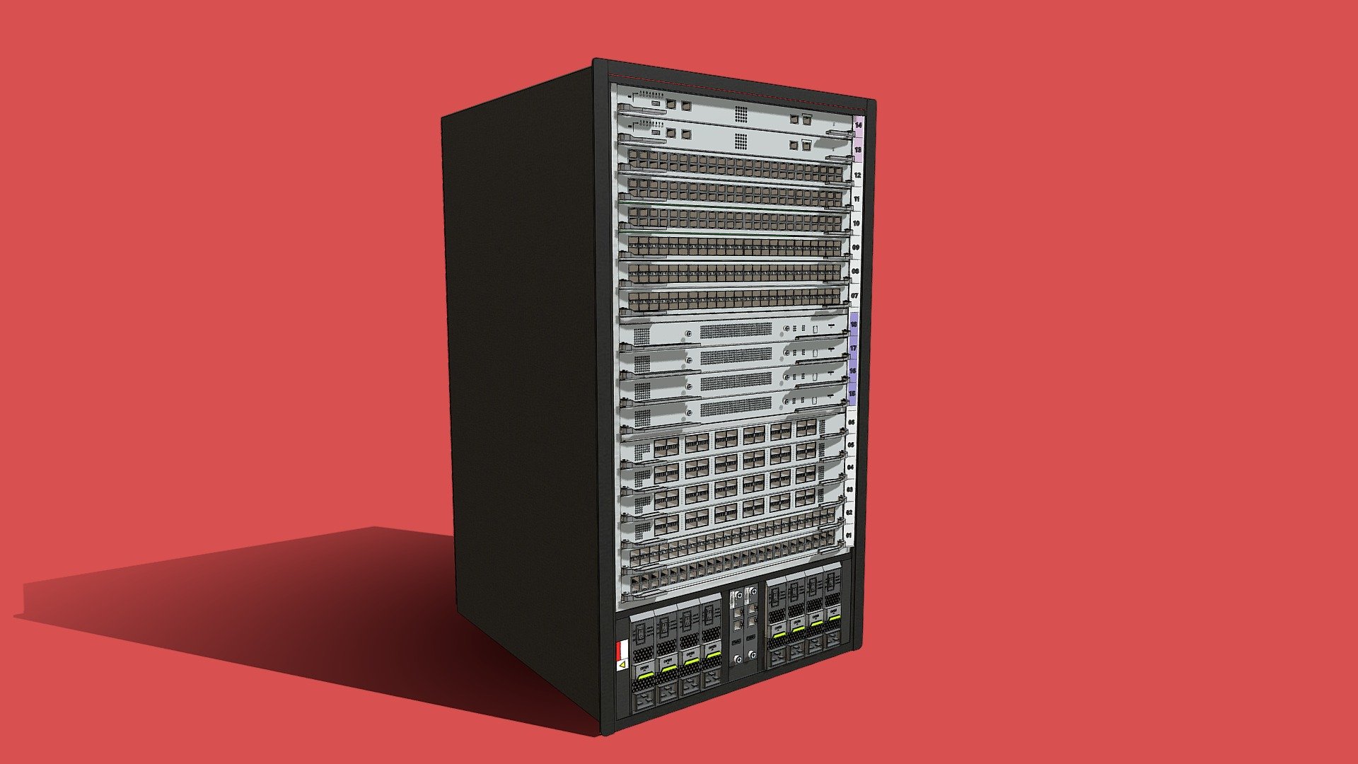 CloudEngine S12700E-12 - Download Free 3D model by MrdT (@mrdt.club) [cfe46b5] - Sketchfab