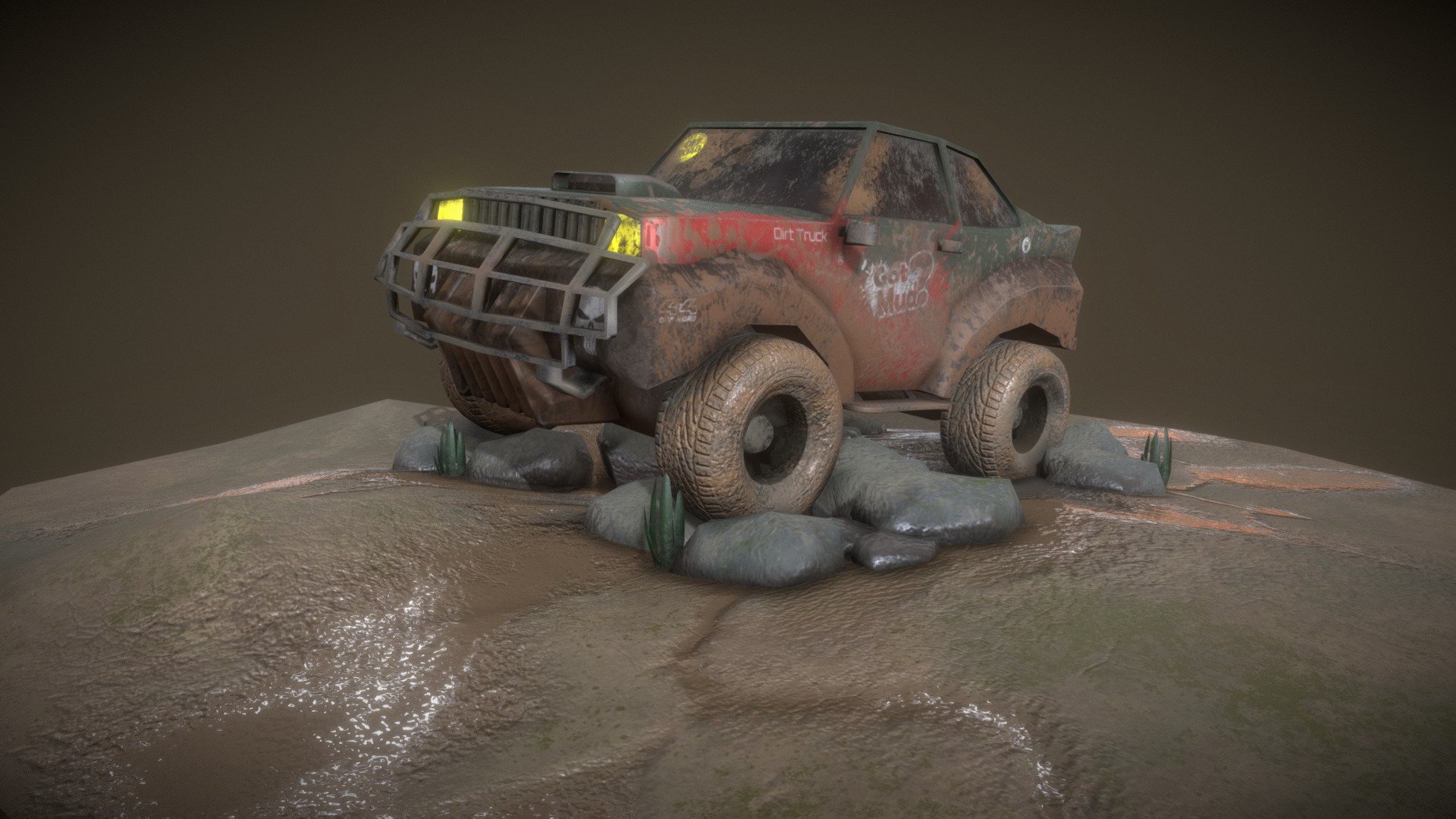 Mud Car - 3D model by INFINITO WORK ENT (@infinitowork) [cfe4c69 ...