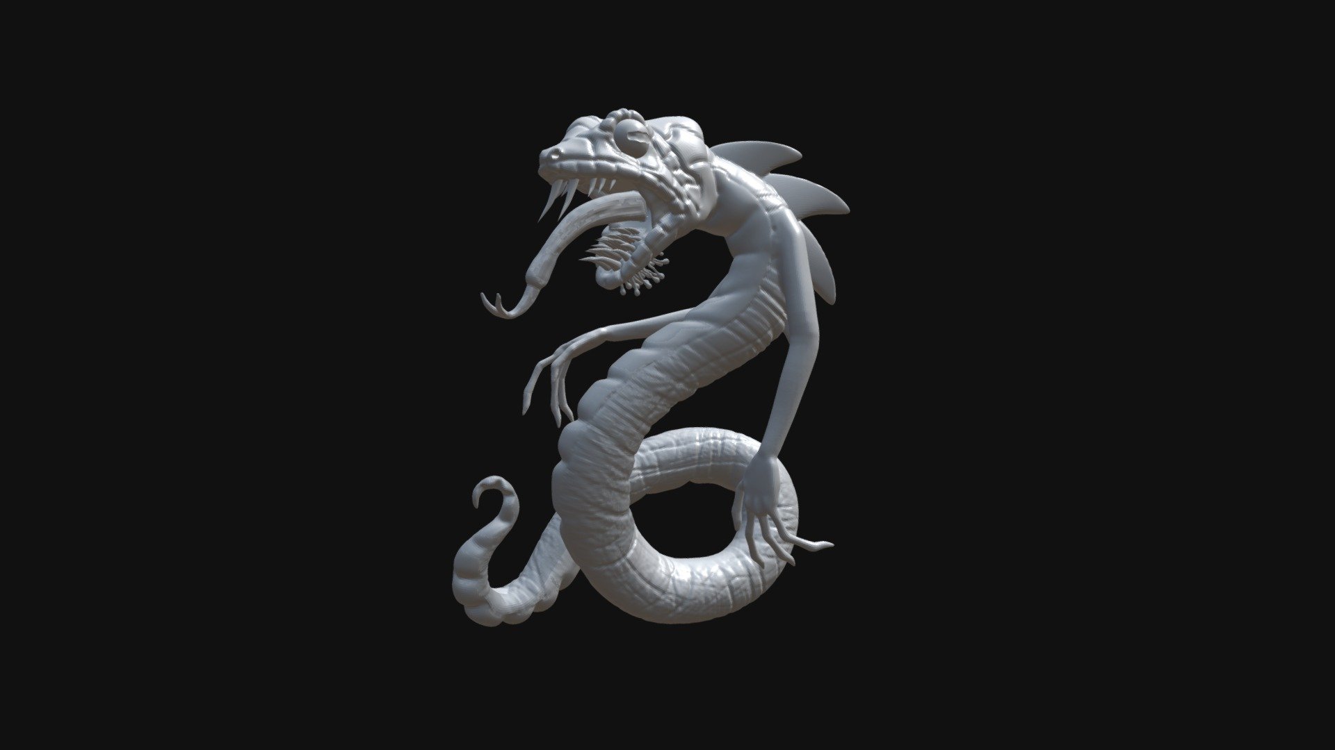 sculptjanuary - 019 - LOVECRAFTian (yig) - 3D model by dany.ra [cfe63f0 ...