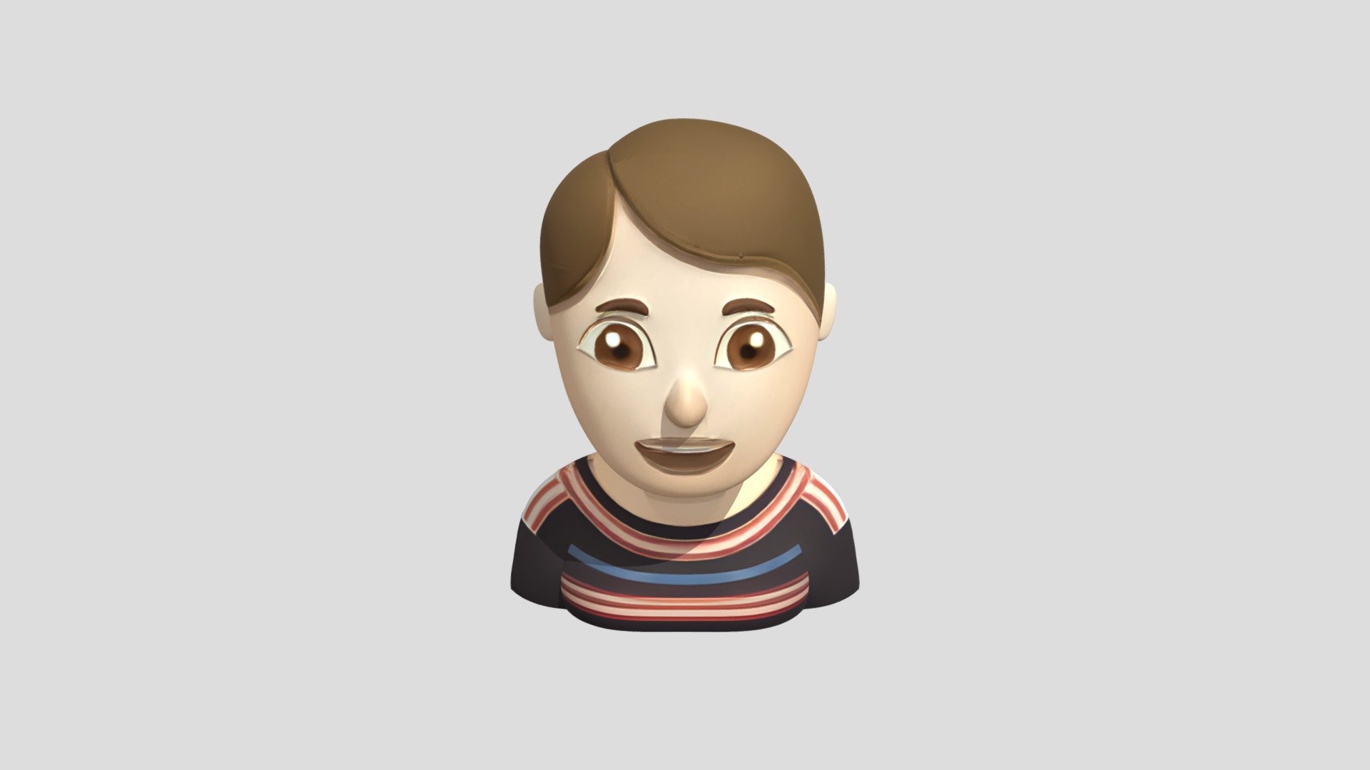 female emoji character bust - 3D model by dangminhkt [cfe684b] - Sketchfab