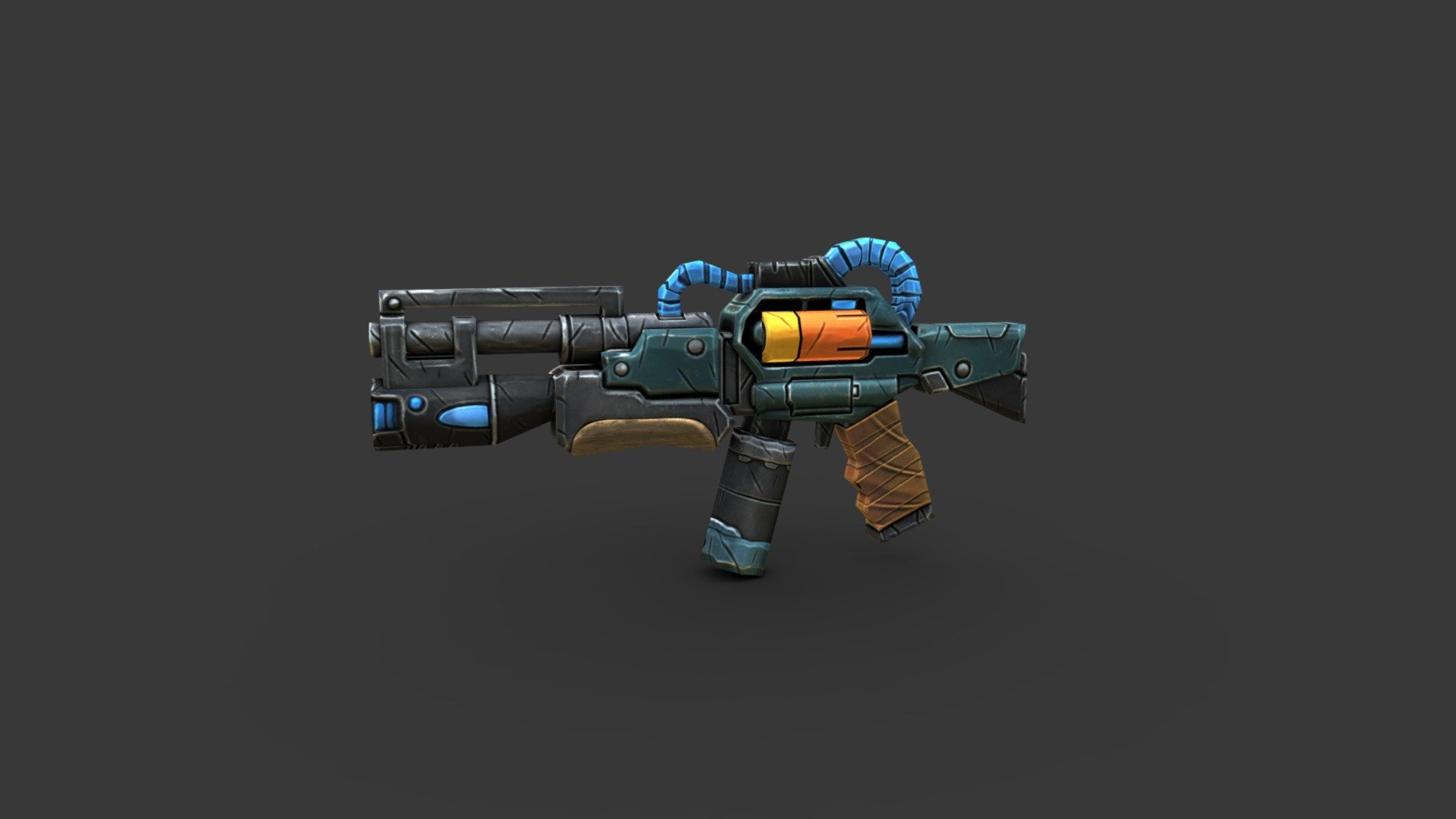 Energy Rifle 09 - 3D model by CC (@ccsf) [cfe75ca] - Sketchfab