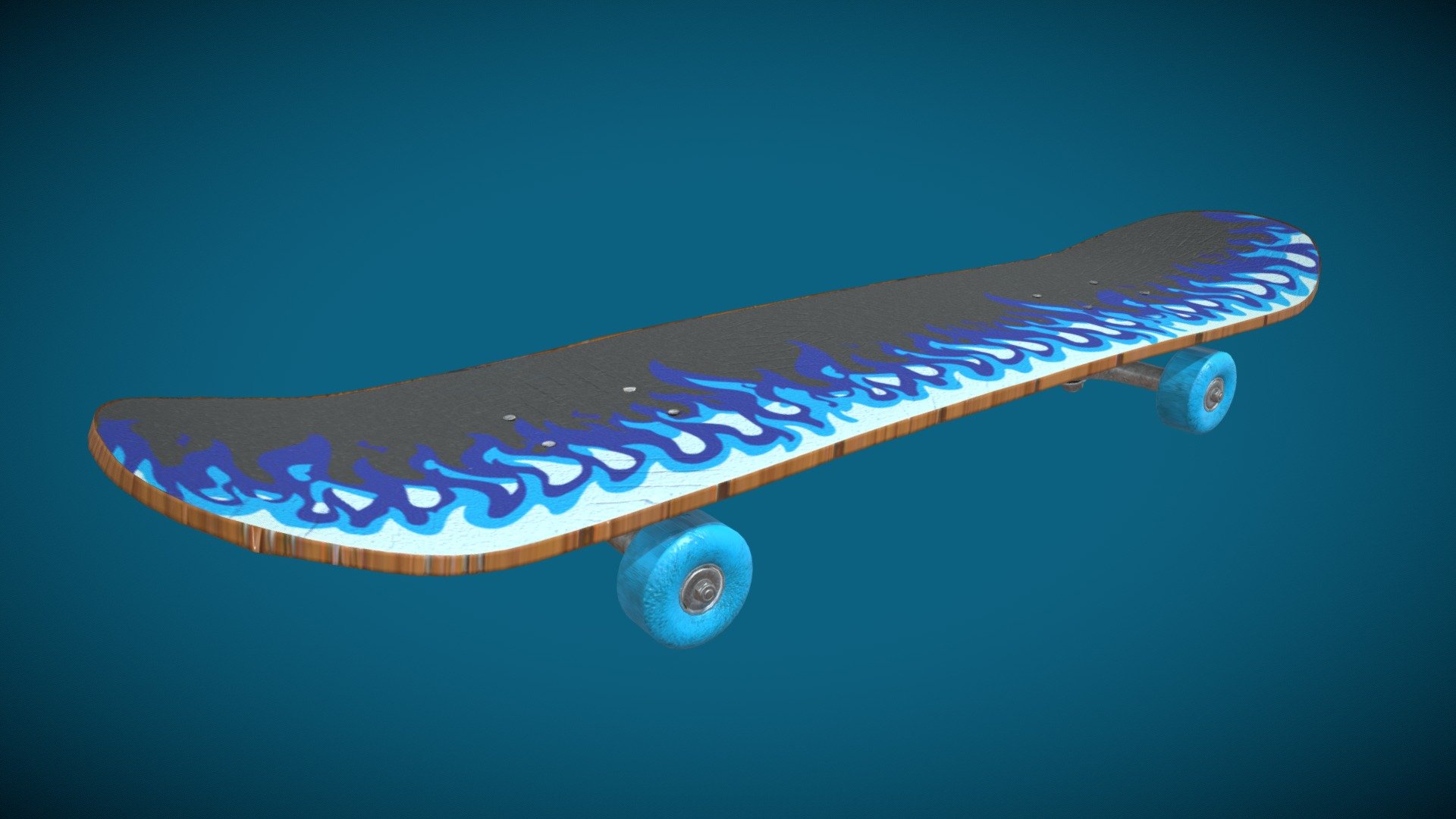 Skateboard - 3D model by JuliFaBe [cfe7bd6] - Sketchfab