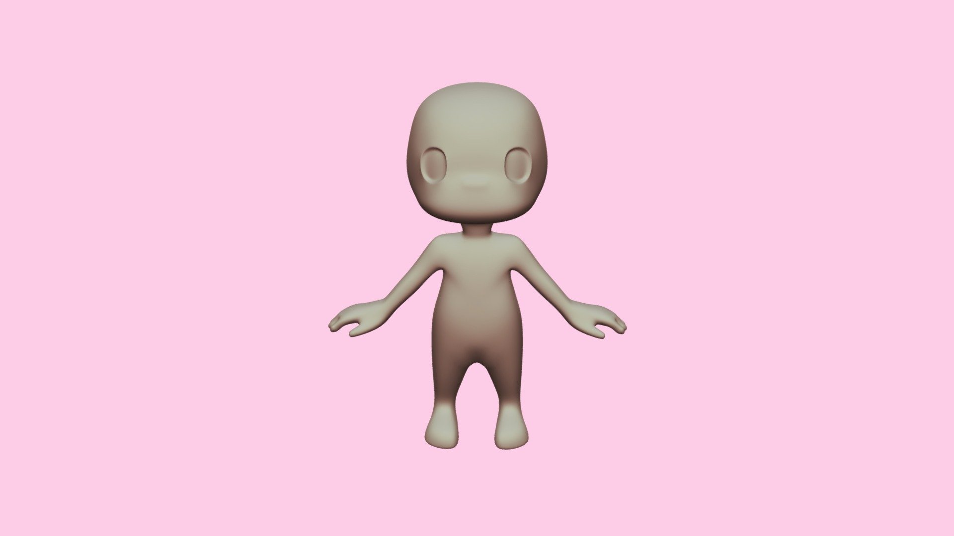 Chibi Base - Download Free 3D model by electrrra [cfe85f1] - Sketchfab