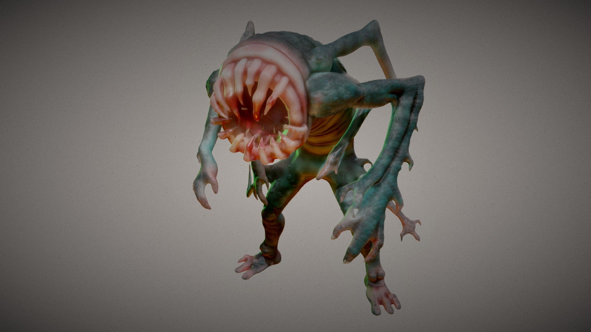 Monster creature - 3D model by Manish Gautam (@grvgtm664) [cfea08c ...
