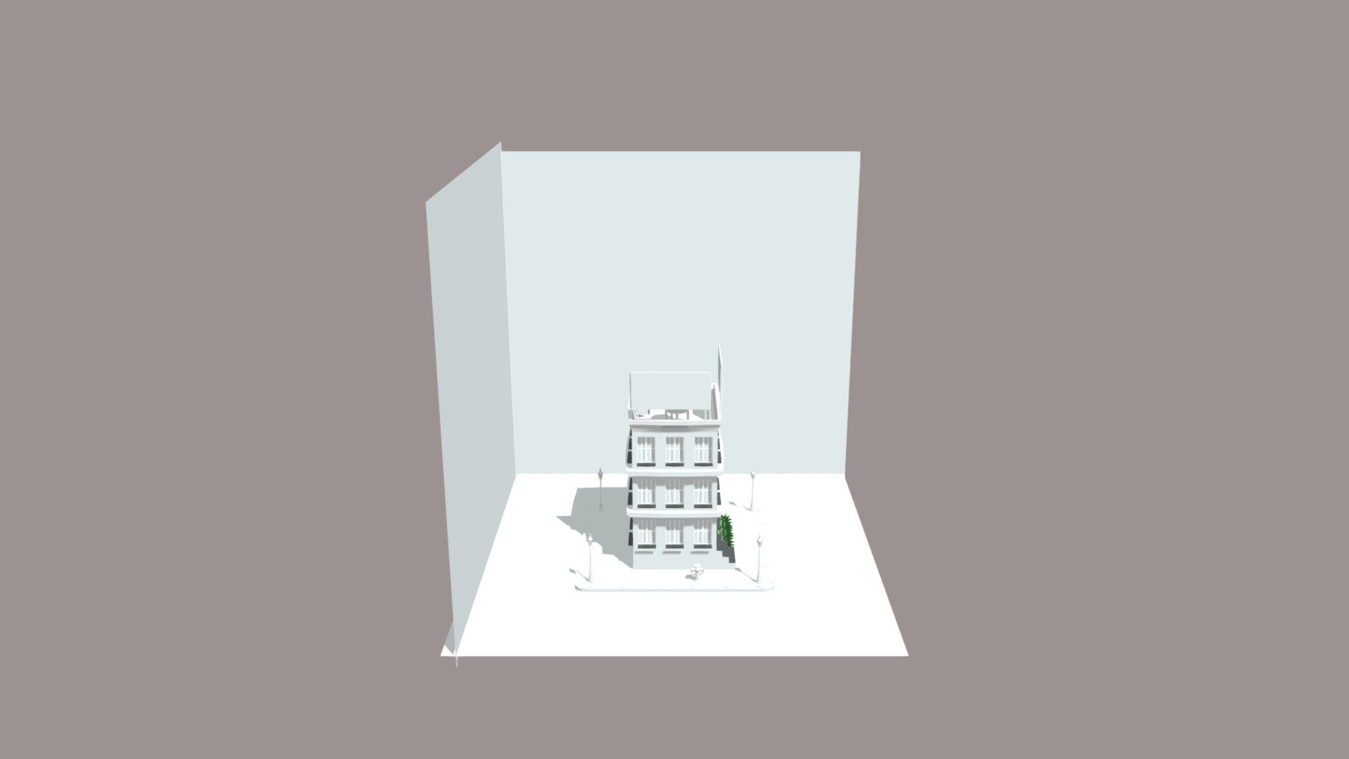 SIMPLE 3D BUILDING - Download Free 3D model by 2madusha [cfeae14 ...