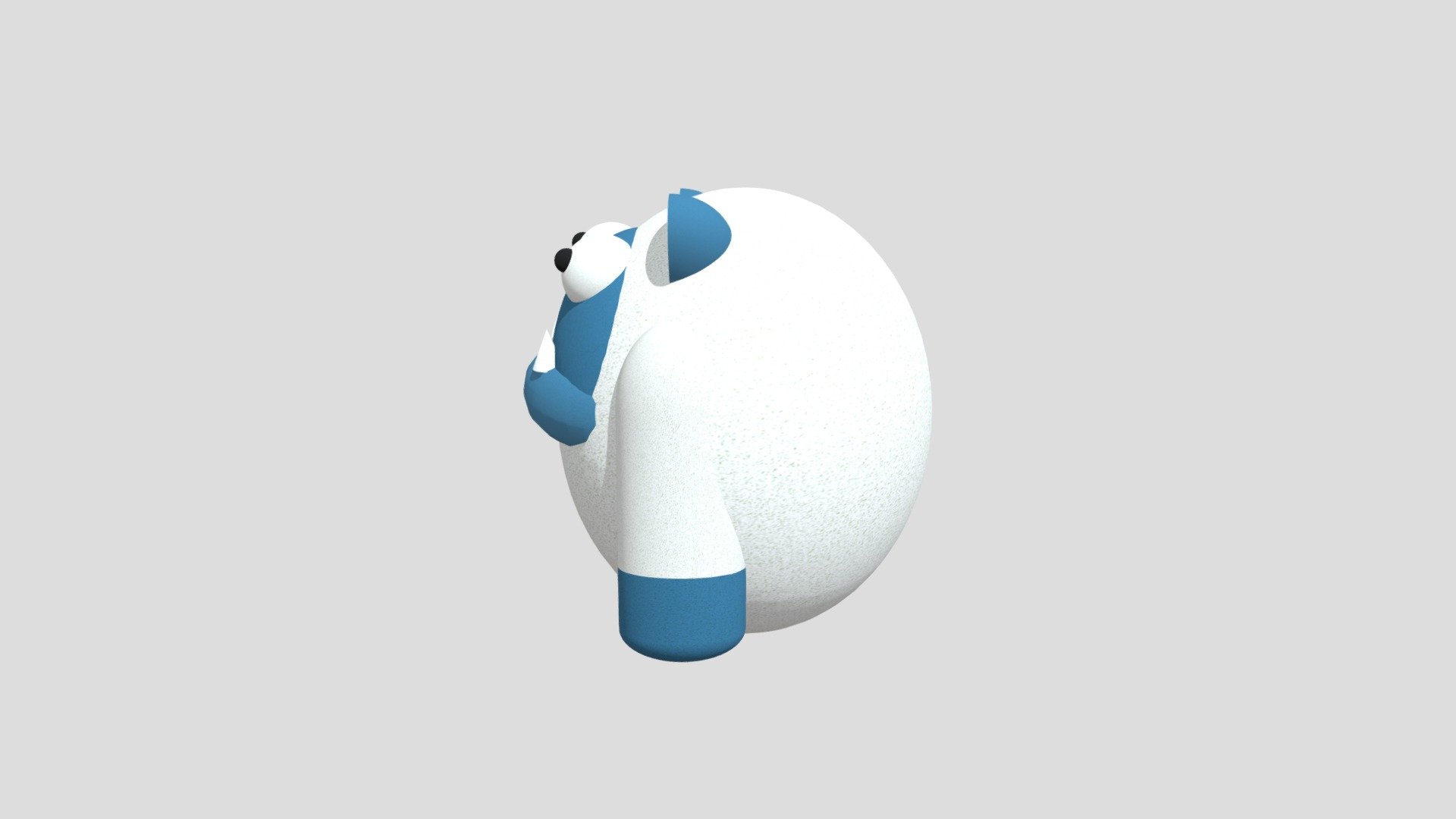 Eddie The Yeti - 3D model by darkstar2700 [cfeaee2] - Sketchfab
