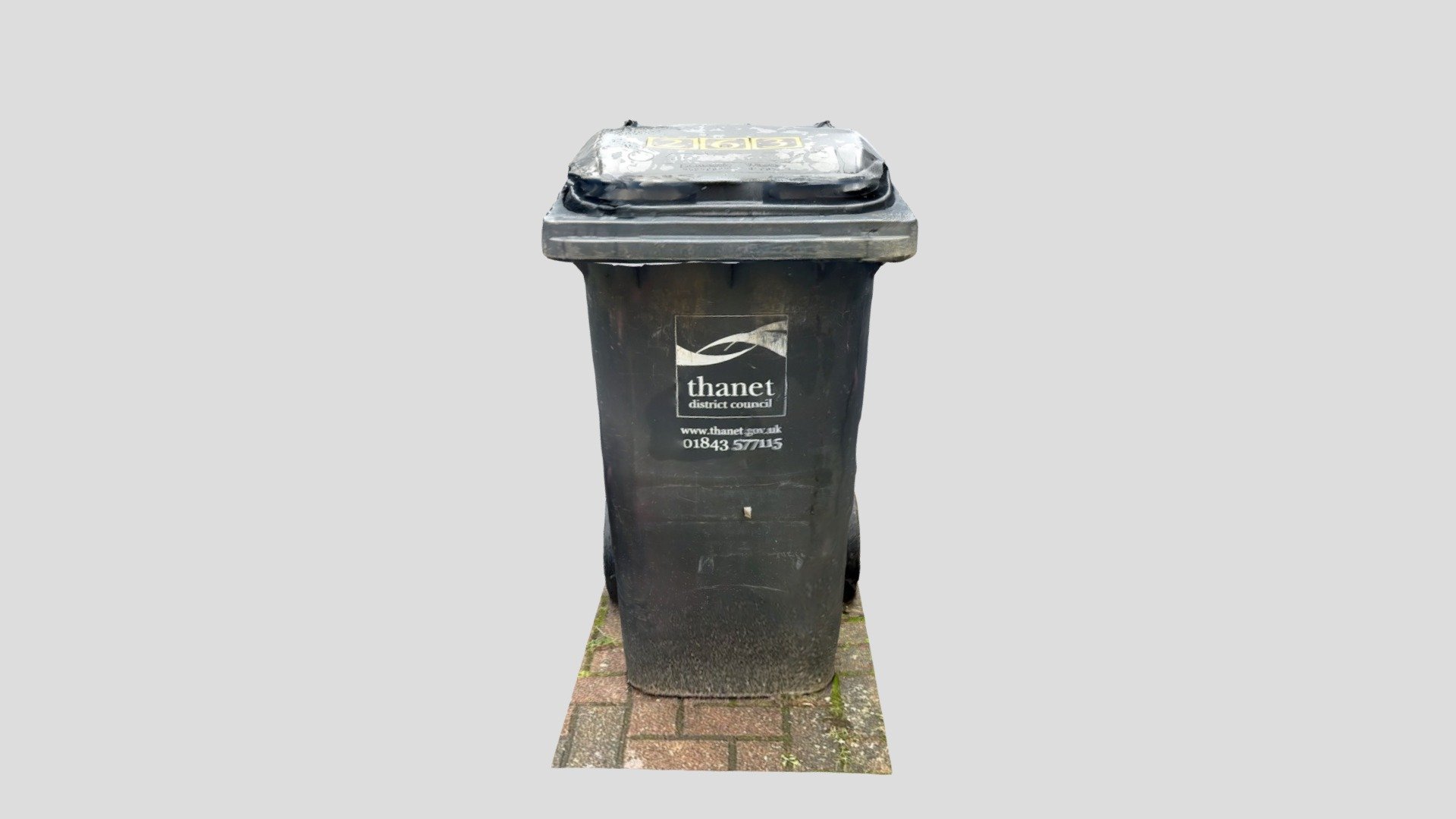 Household refuse bin 240L - Download Free 3D model by DinkaDanka ...