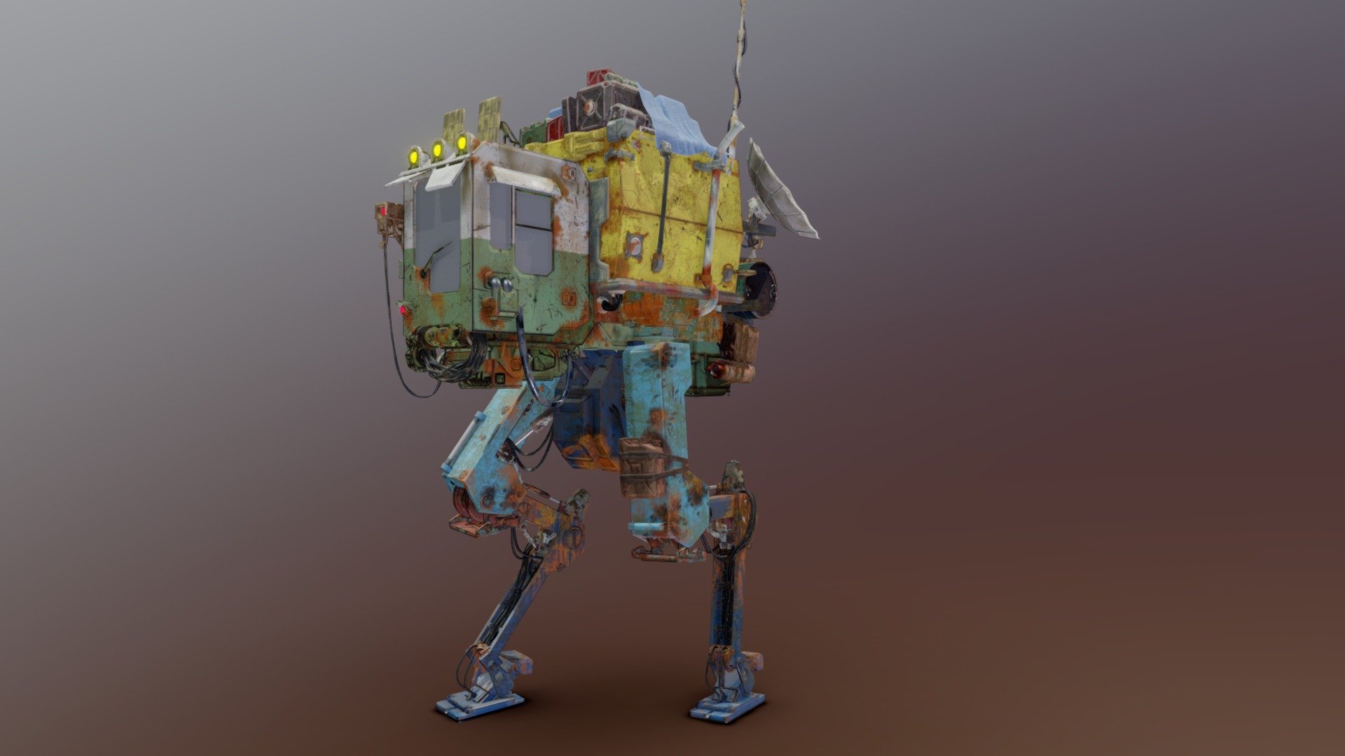 Walker - 3D model by EpicGamesSimone [cfec68e] - Sketchfab