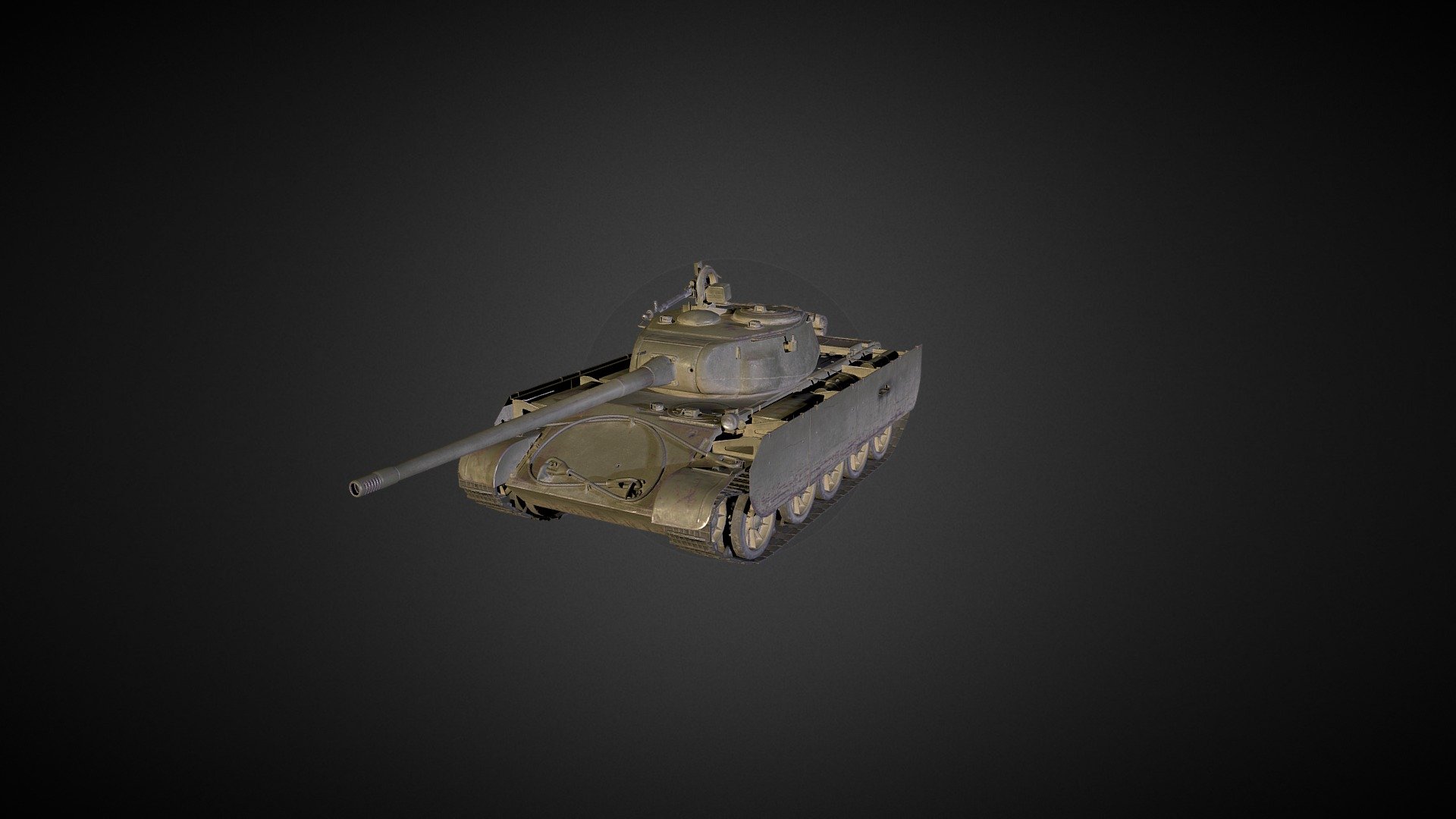 T-44-100 - 3D model by Degit22 [cfed0e7] - Sketchfab