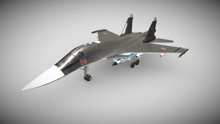 Su-34 3D models - Sketchfab