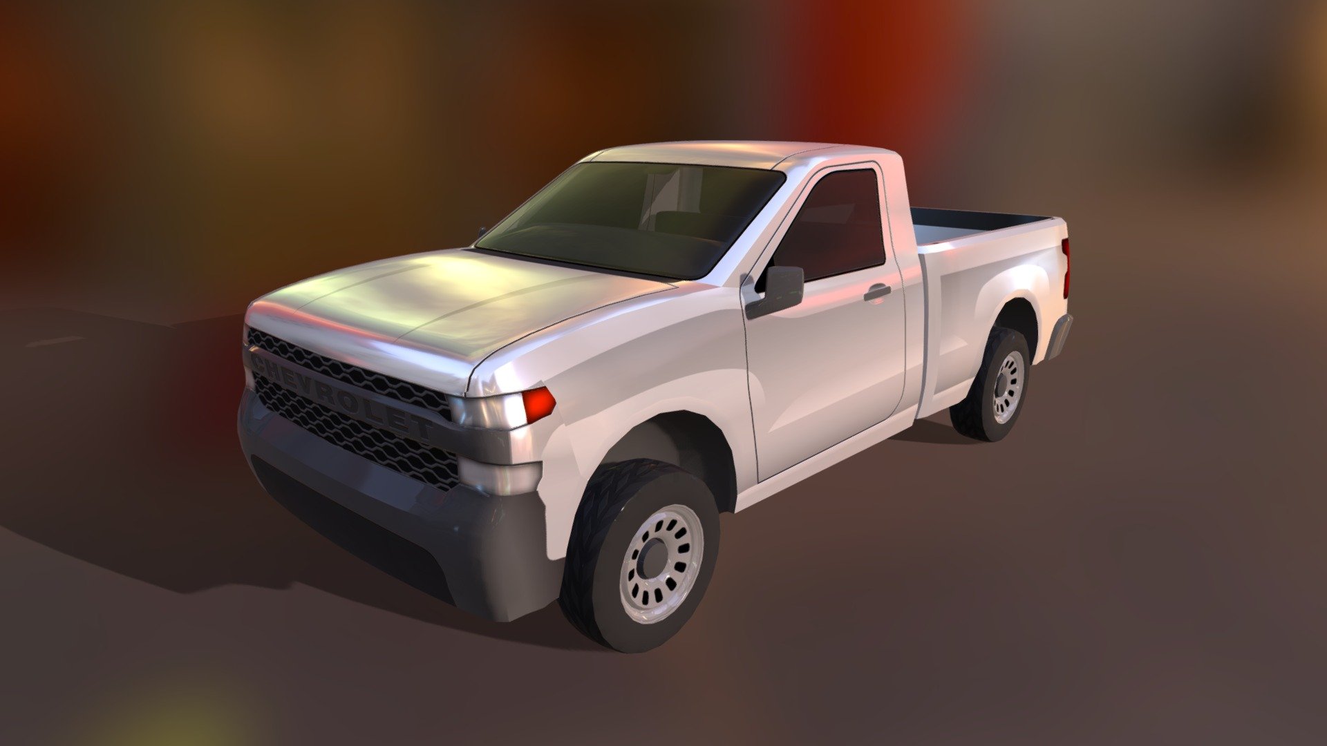 Chevrolet Silverado Lowpoly Game-ready/VR-ready - Buy Royalty Free 3D ...