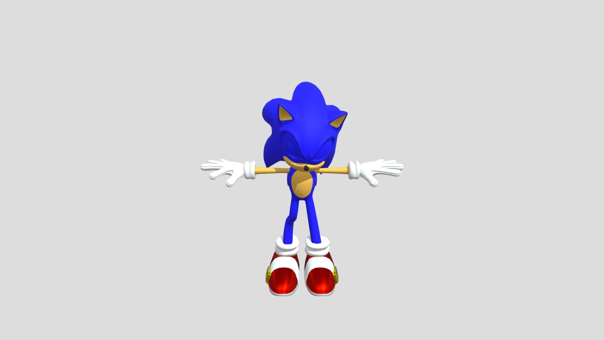 SONIC-HEDGEHOG - Download Free 3D model by Prismaplex3dx (@dakareereed ...