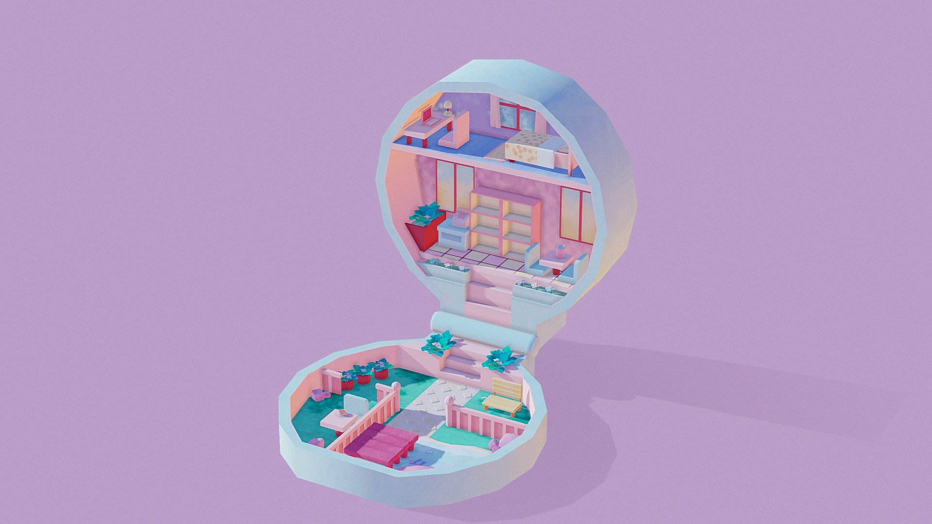 PollyPocket_ElenaFM - 3D model by LnaFM [cff1015] - Sketchfab