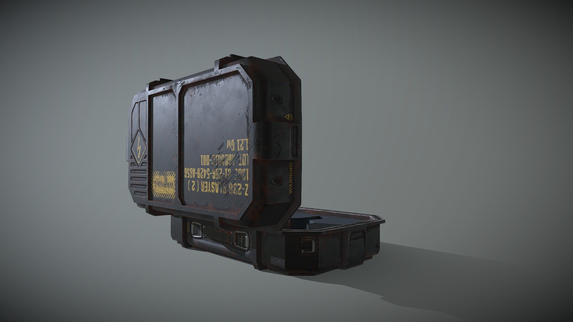 Blaster Gun Box - 3D model by Alex (@alexokon) [cff155a] - Sketchfab