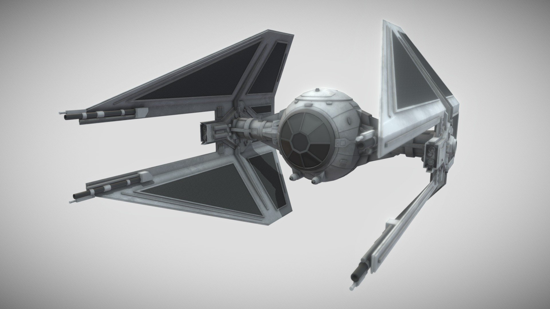 TIE Interceptor - Star Wars - Download Free 3D model by Quiznos323 ...