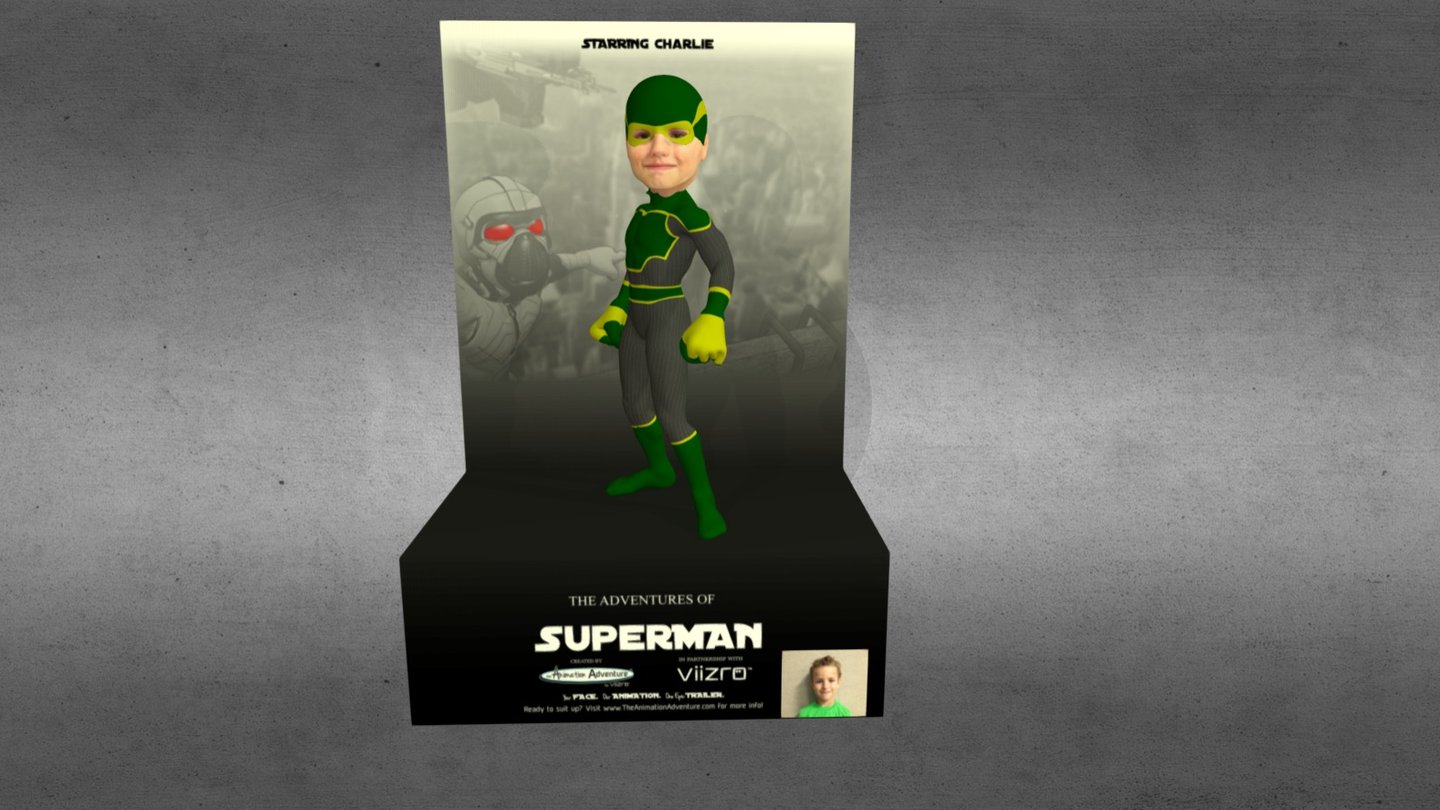 Charlie | Superman - 3D model by Viizro™ | Creators of The Animation ...
