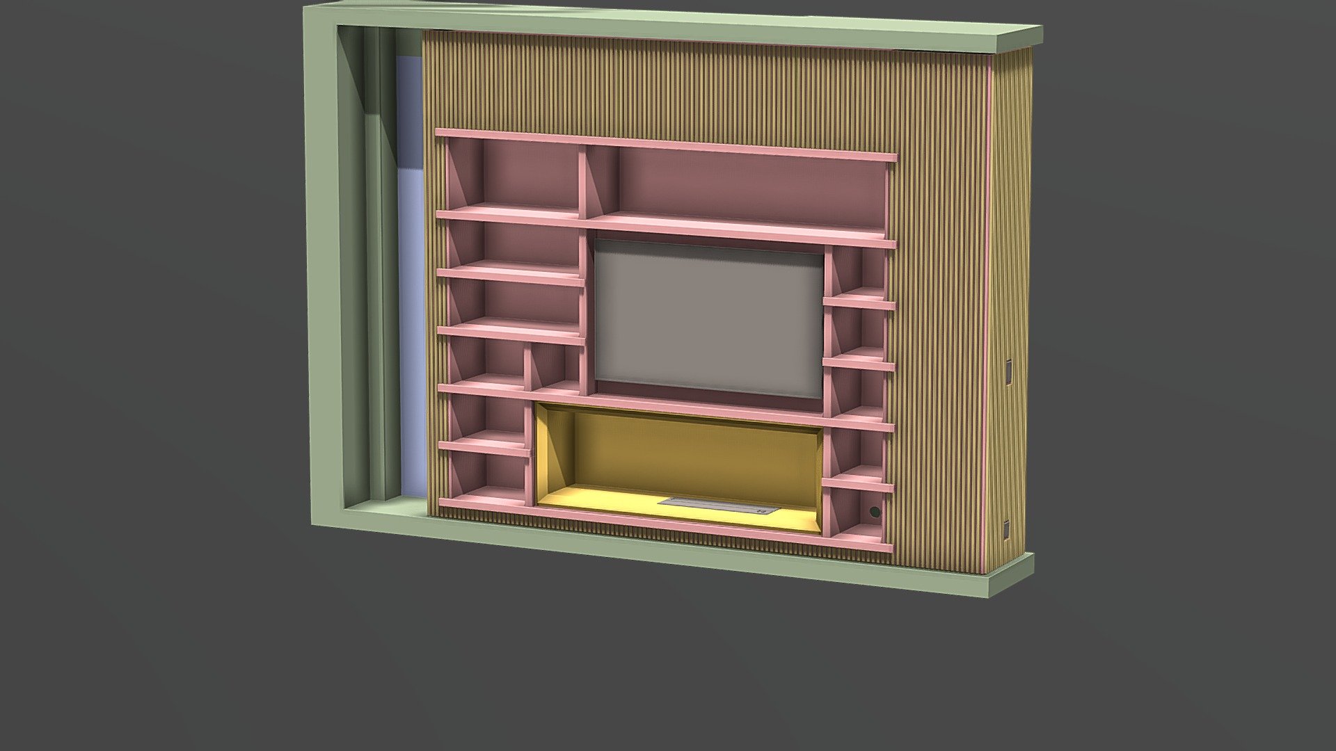Mal-bron-TV-kamin-2 - 3D model by wood-cutter [cff4137] - Sketchfab