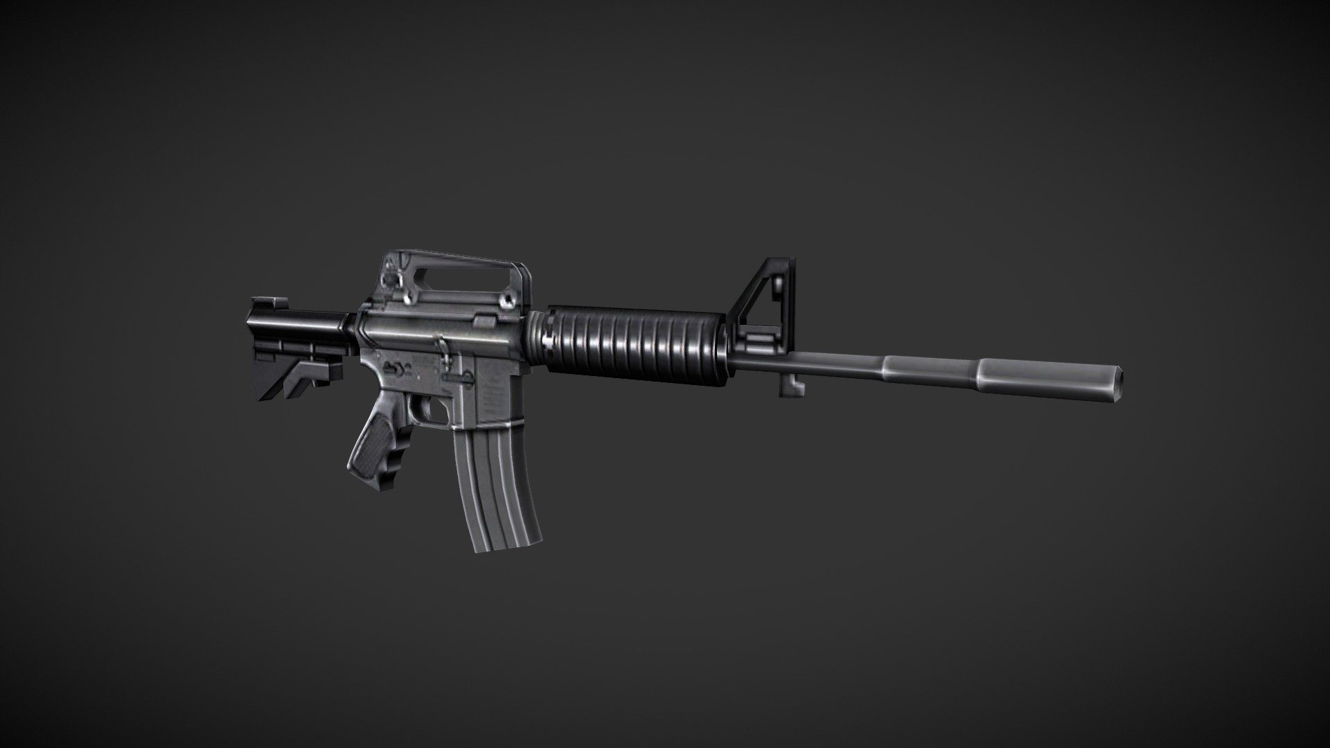 M4 rifle - 3D model by Telenchenko Aleksei (@caravangoes) [cff54c5 ...