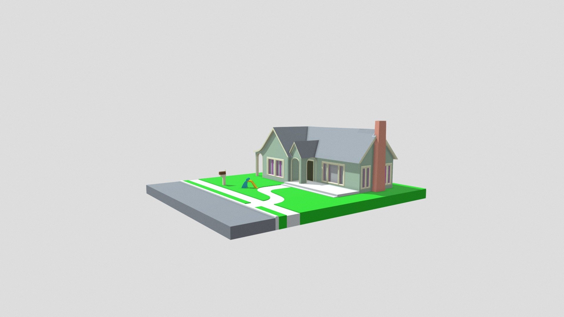 Kill Bill opening scene house for college - Download Free 3D model by ...