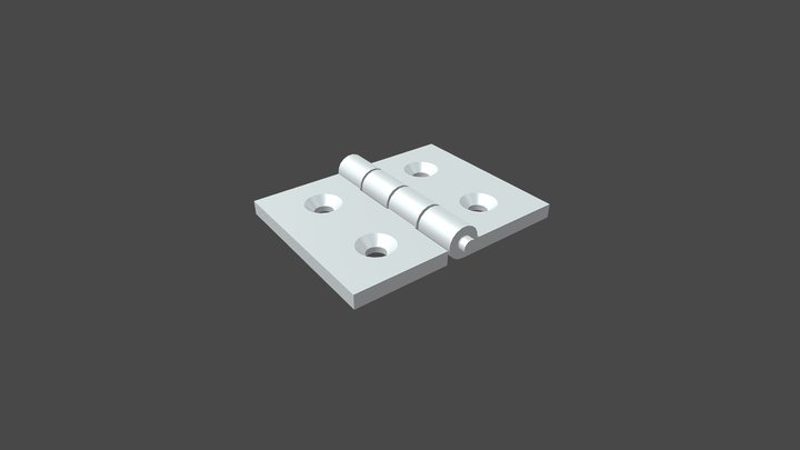 Door-hinge 3D models - Sketchfab