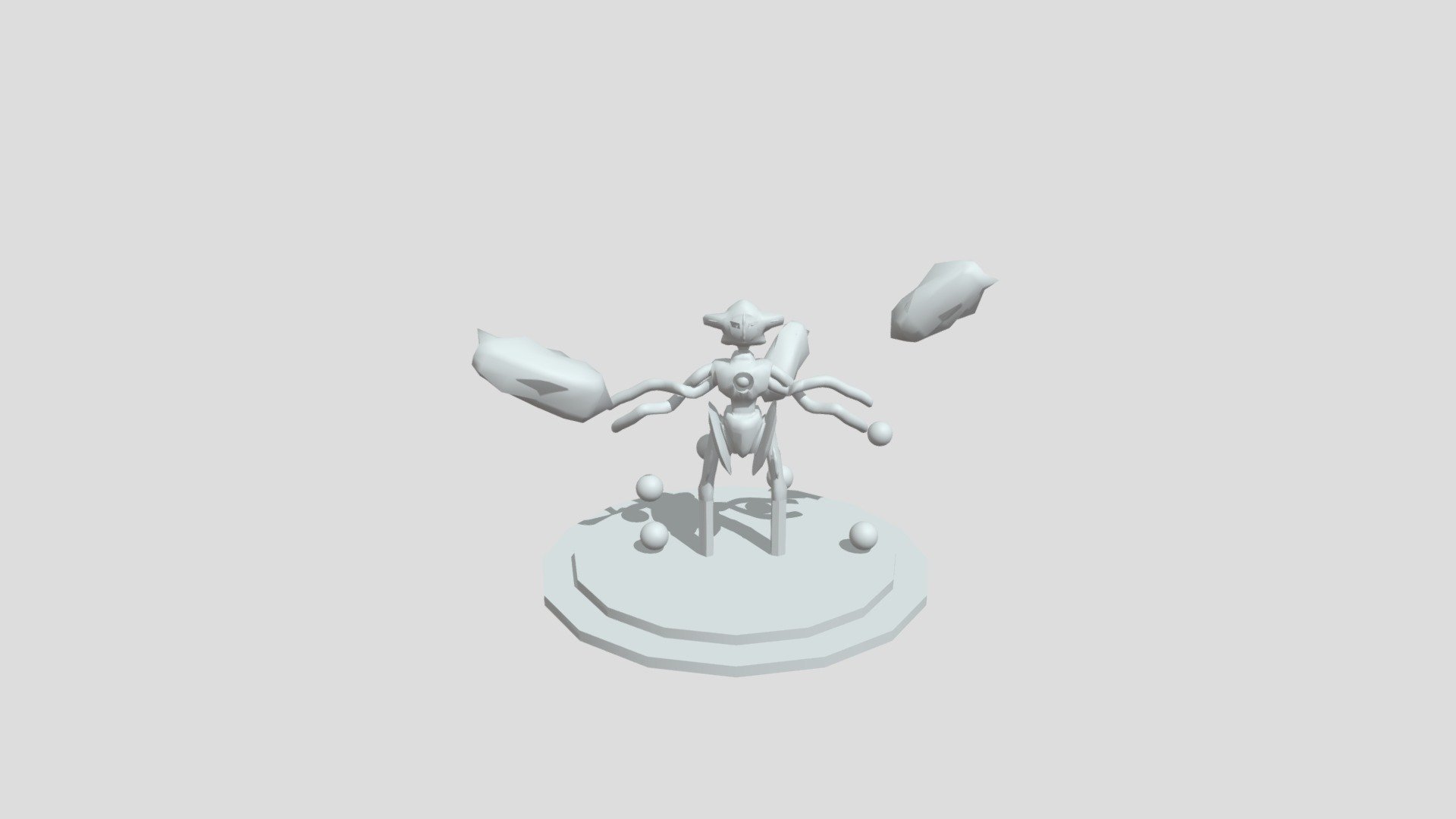 Deoxys - 3D model by mzyskows [cff9fe2] - Sketchfab