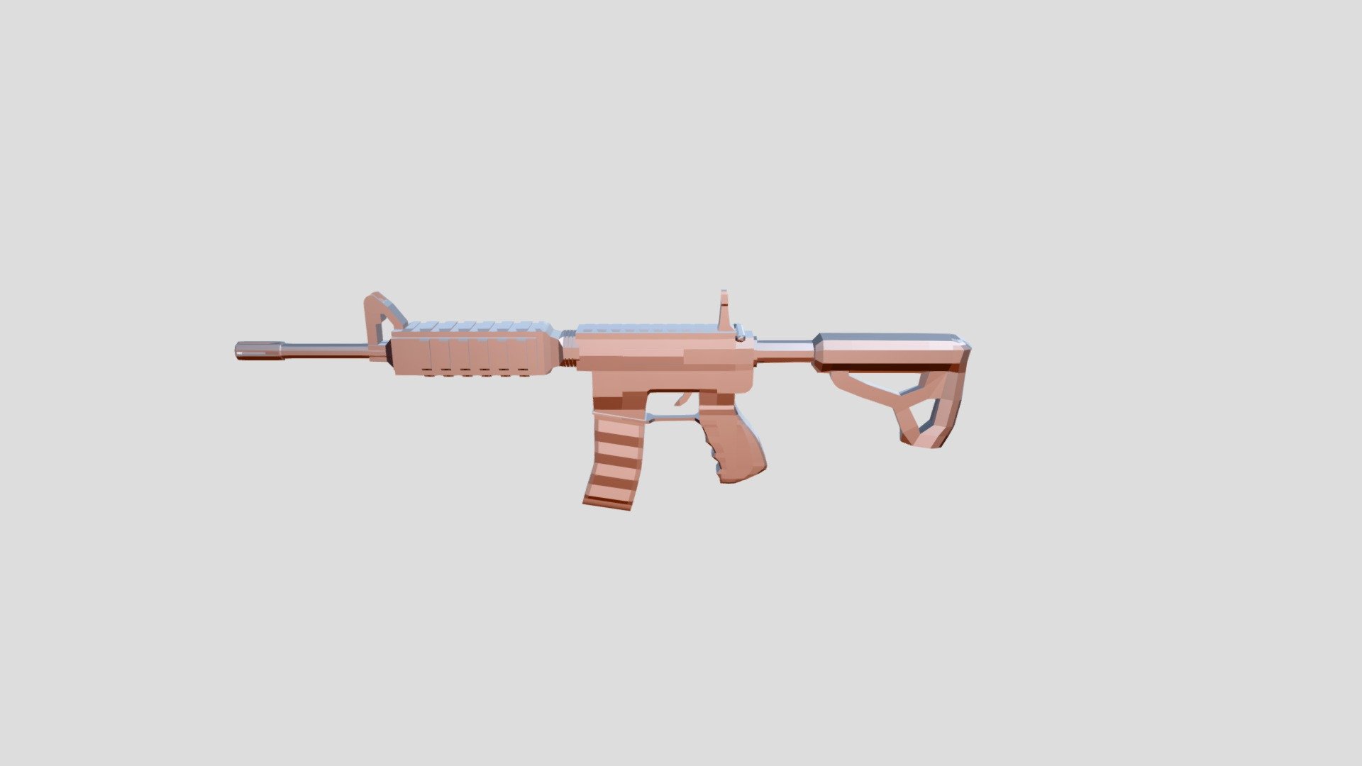 M4A4 LowPoly - 3D model by xtrax98 [cffb322] - Sketchfab