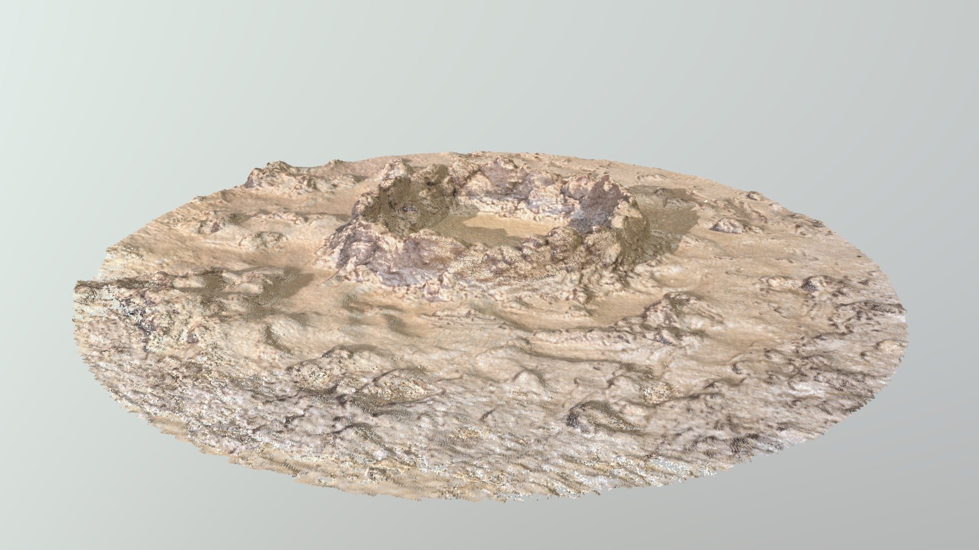 Playa de Somo Santander Sand crater Point cloud - 3D model by ...