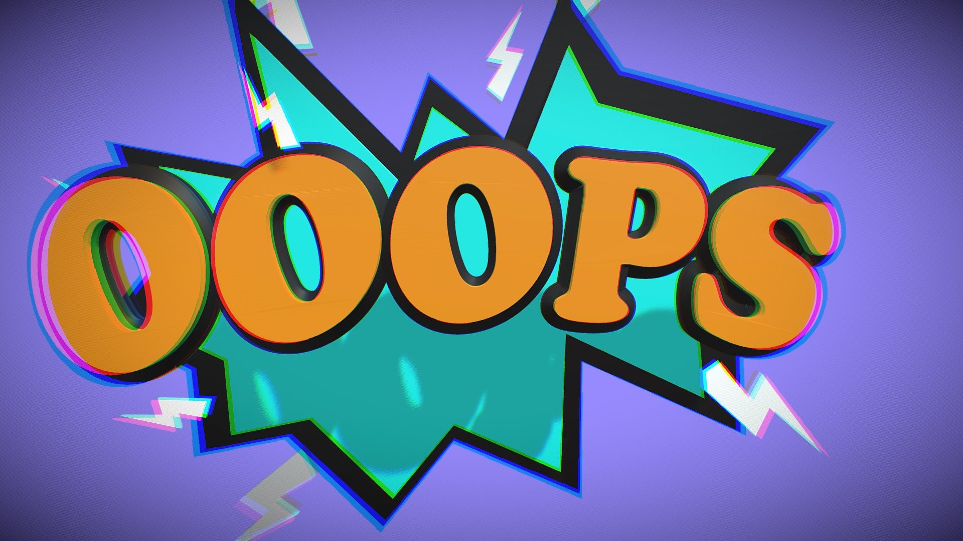 "Ooops" FX for AR animated - Buy Royalty Free 3D model by KamillaKraus [cffc979] - Sketchfab Store