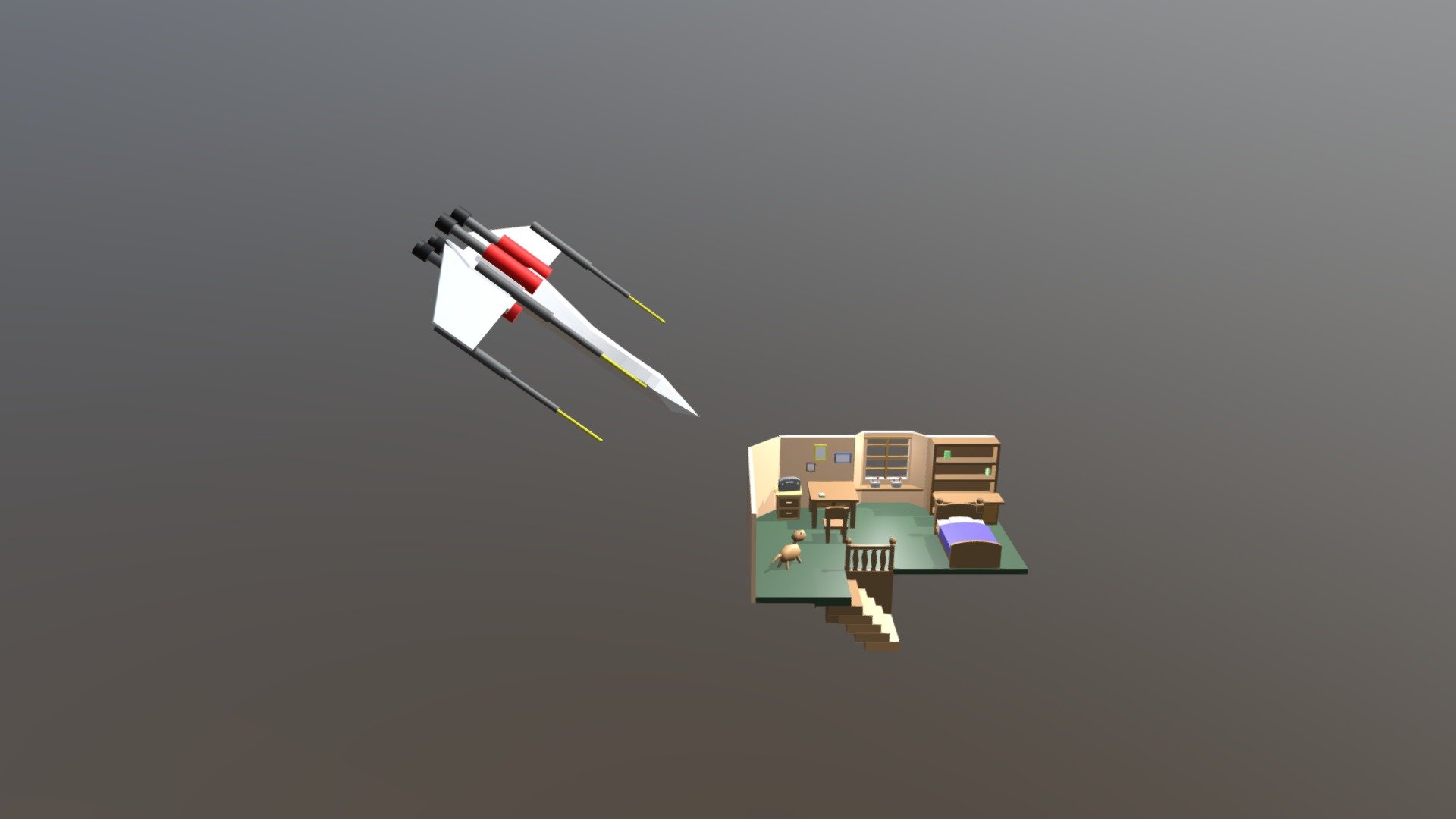 Random Room With Random Things - 3D model by Nmmn.Trit [cffe2b7 ...