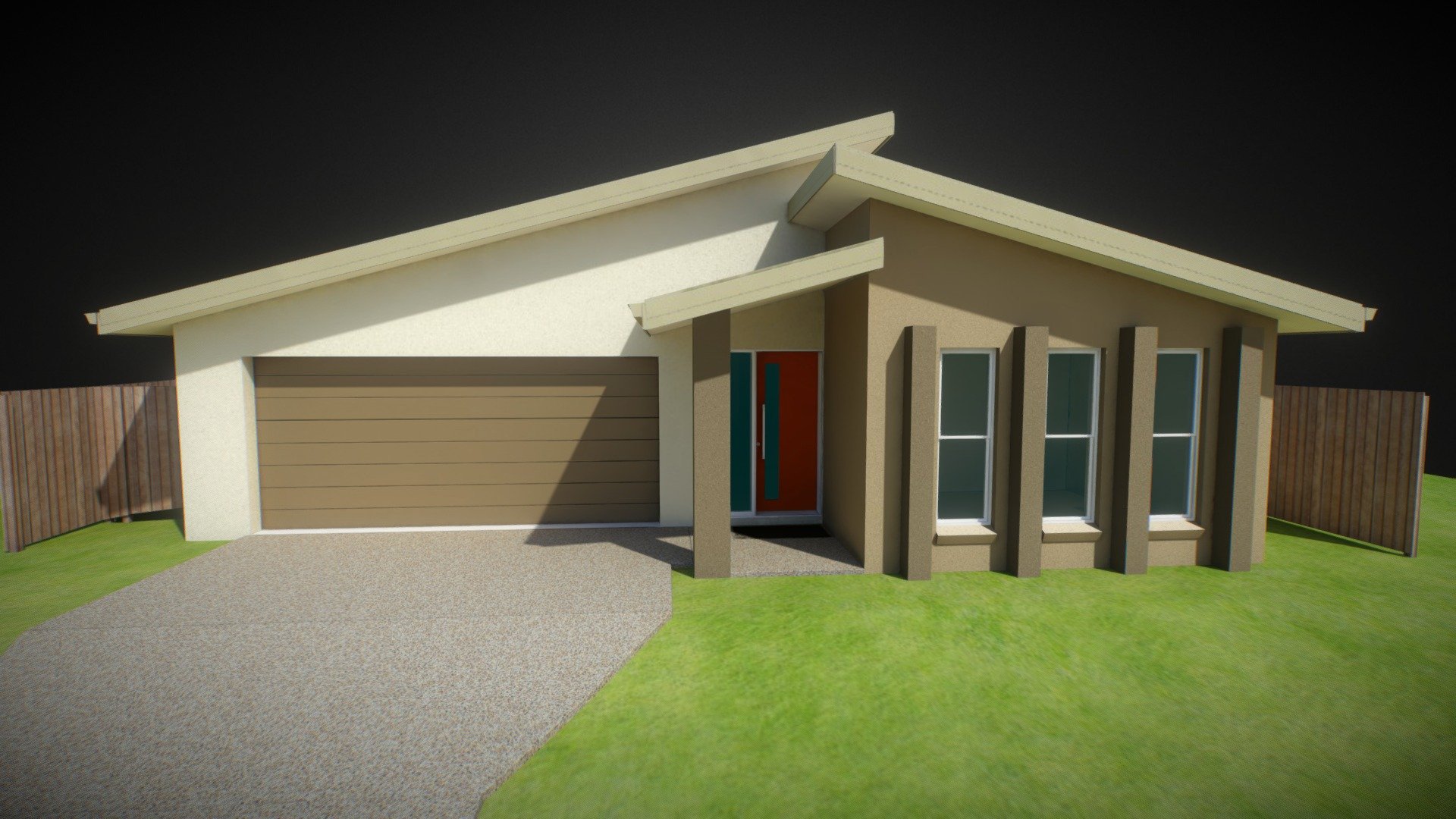 The Swindon Contemporary Facade - 3D model by designd [cffeac0] - Sketchfab