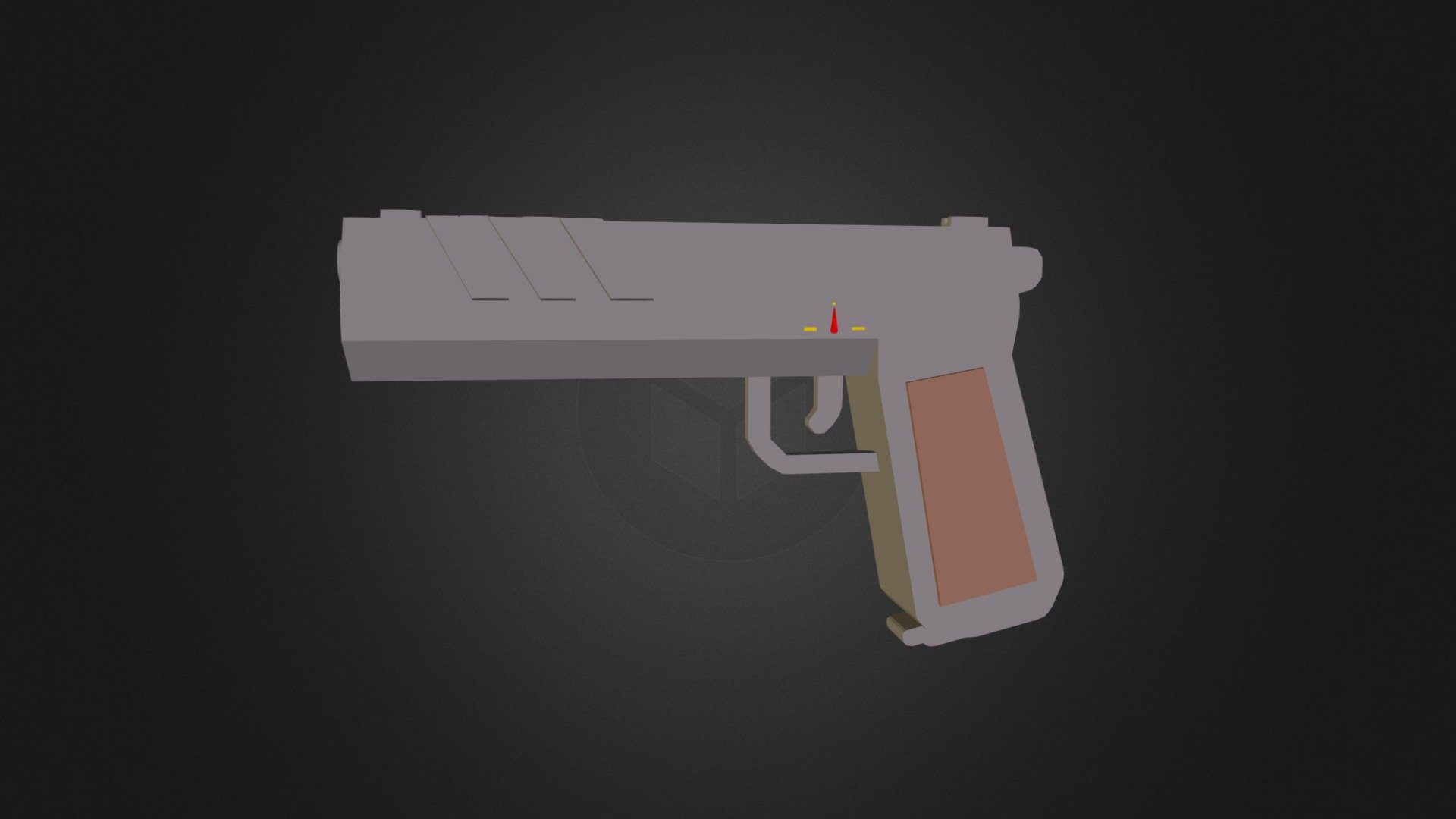 Hand Gun - 3D model by Taavet Maask (@taavetmaask) [cjXWvK2] - Sketchfab