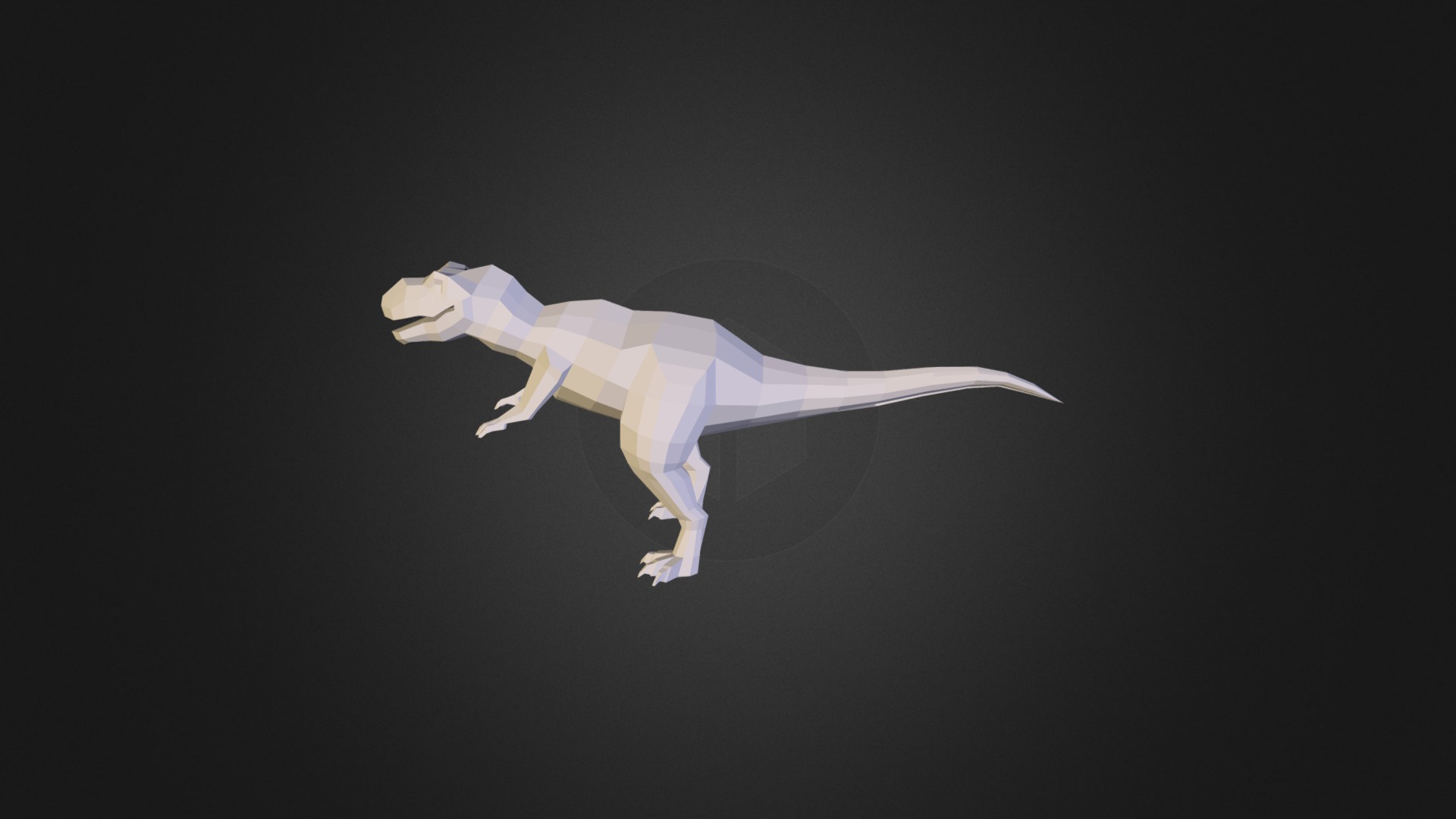 t-rex low poly - 3D model by LetoAtrell [cr8m4bV] - Sketchfab