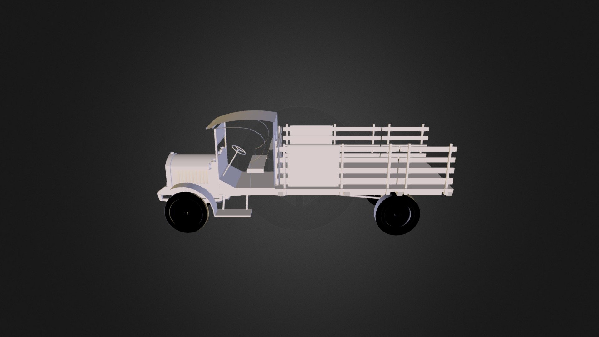 Dray Line Old Truck - 3D model by RobertYodlowski [cuaTzsa] - Sketchfab