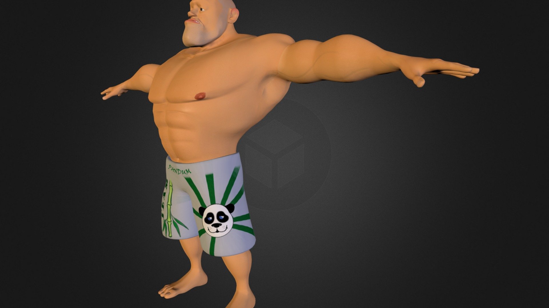 MMA Fighter - 3D model by Qwiqwi 3D (@Mohamed-AmineMih) [cytjKbD ...