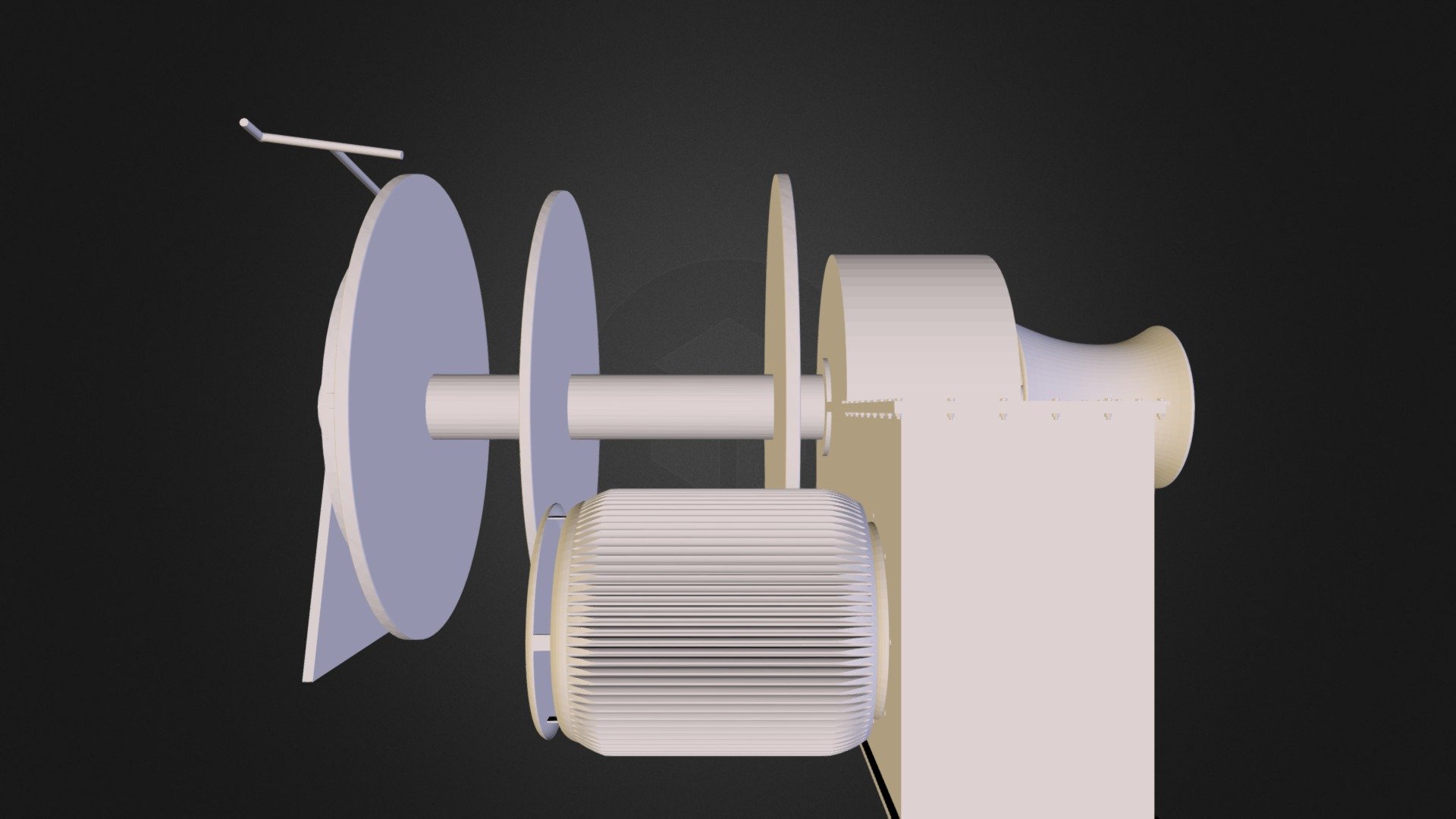 Gear box for mooring winch.dae - 3D model by ihasko [czrsOTK] - Sketchfab