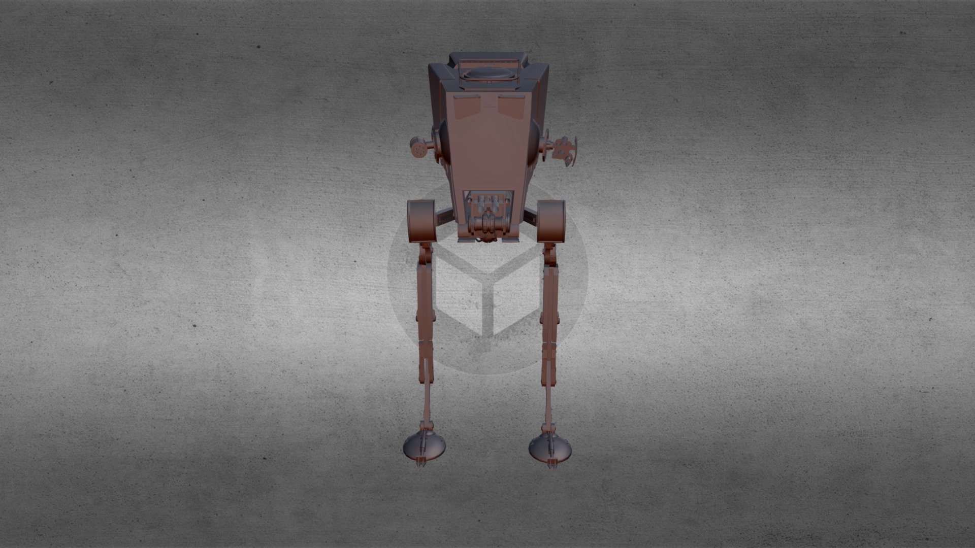 AT-ST_ Model - 3D model by Tankboi2468 [d002596] - Sketchfab