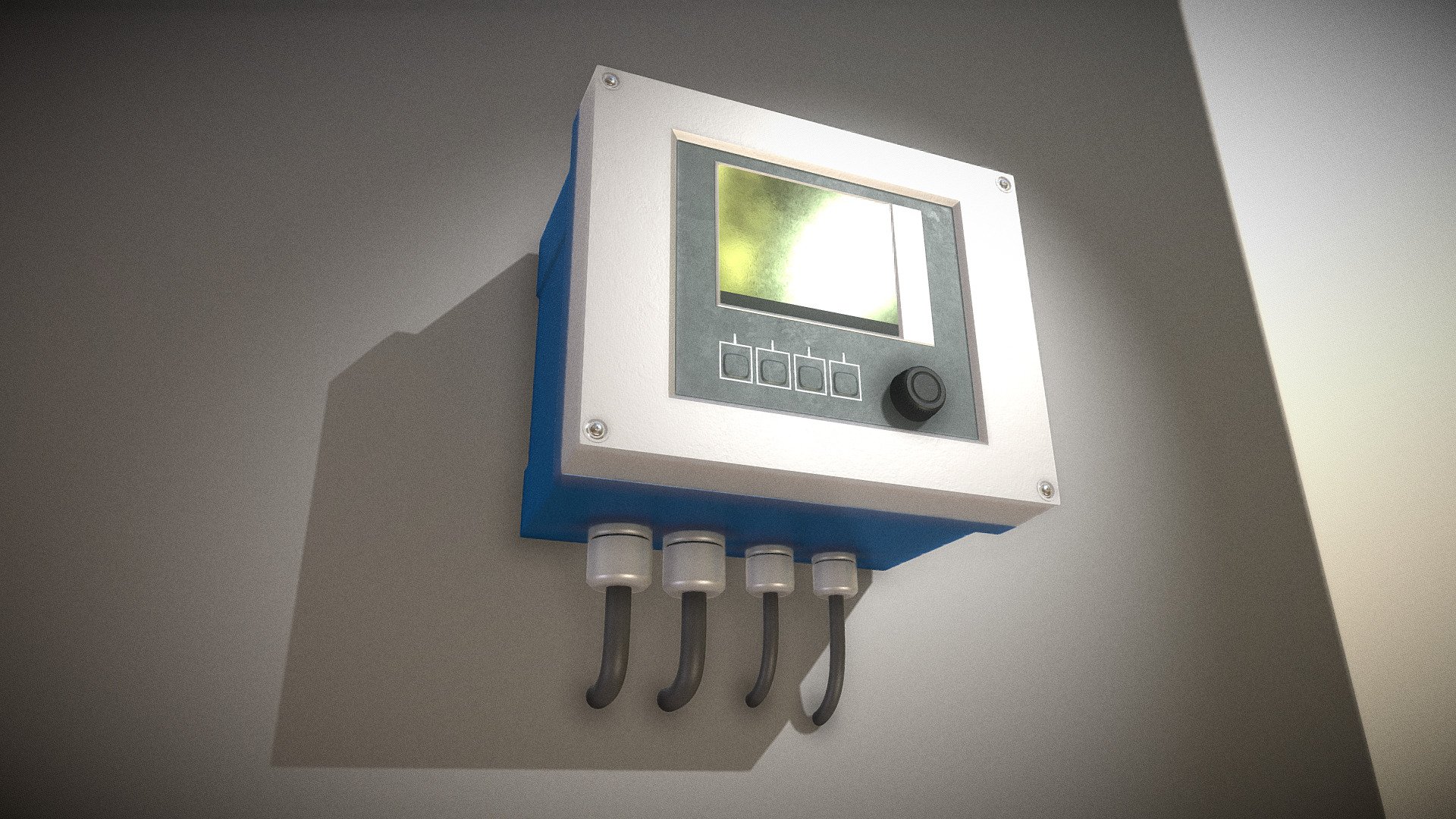 Control Element 2 High-Poly - Wall Module - Buy Royalty Free 3D model ...