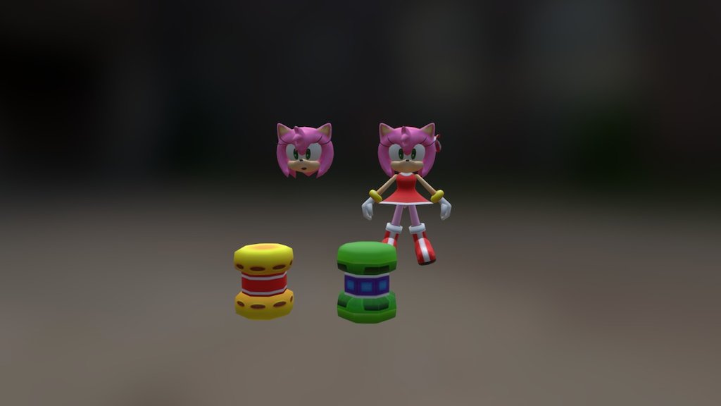Amy Rose - 3D model by Luke Steel (@luke.steel) [d004452] - Sketchfab