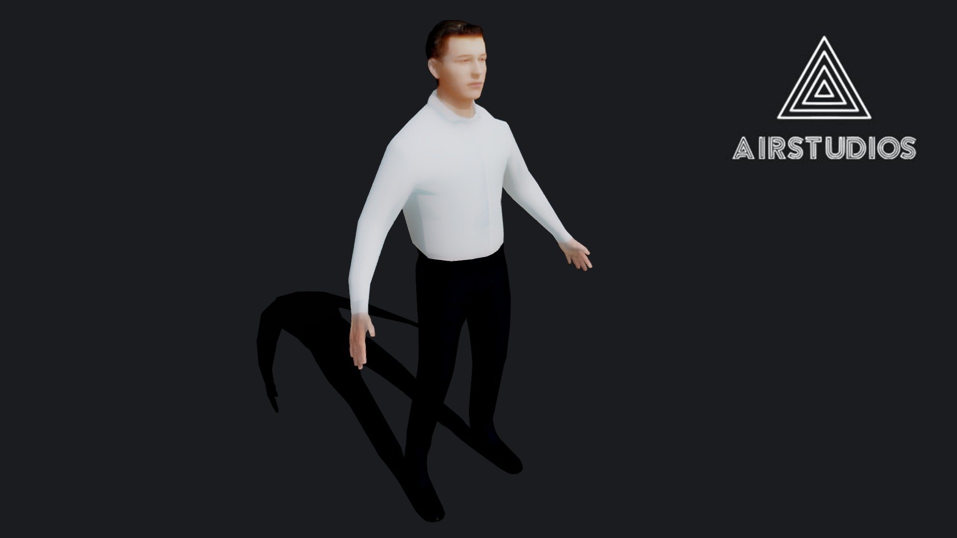 Male Human full body T-pose (low poly) - Buy Royalty Free 3D model by ...