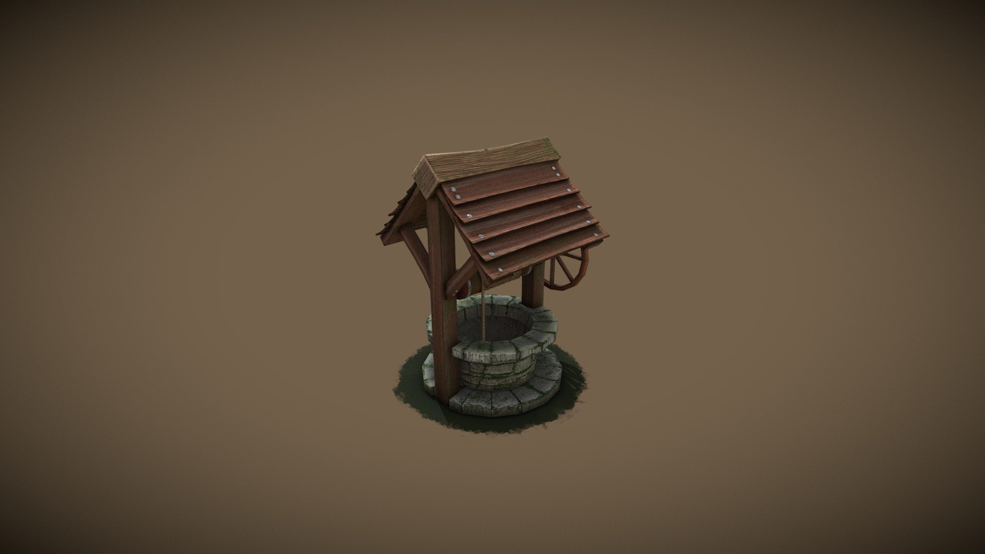 Water Well - 3D model by mRiot (@malgorzatariot) [d0051b8] - Sketchfab