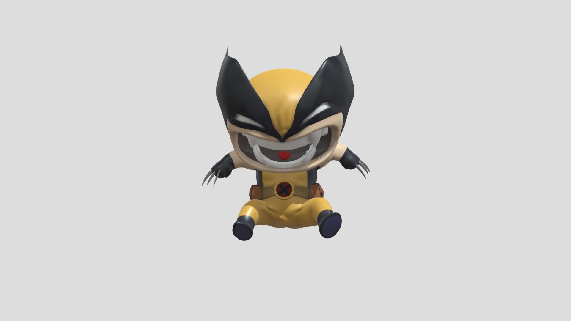 Baby Wolverine - Download Free 3D model by 3D MODELS (@3dworldz ...