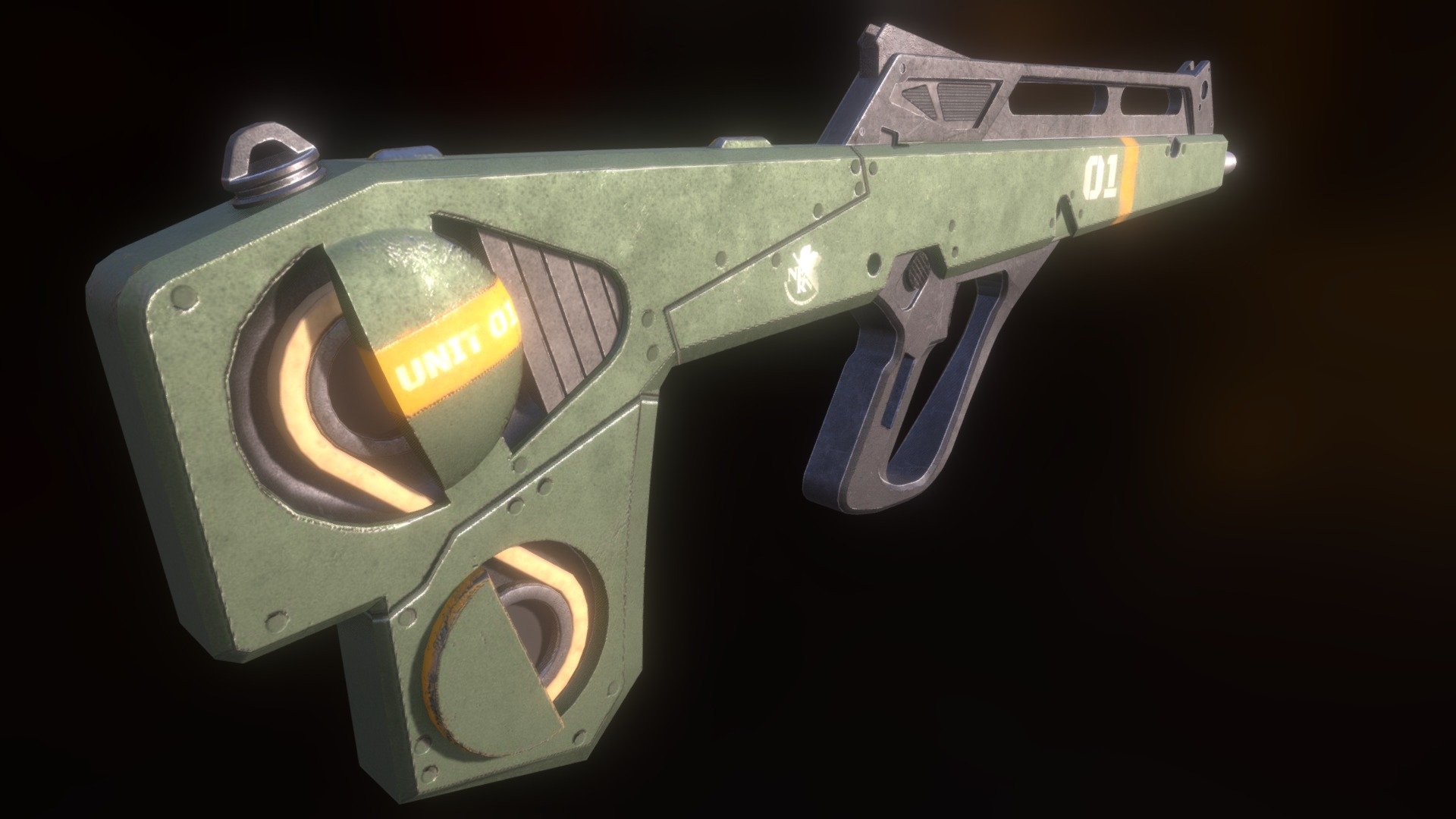 Evangelion - Pellet Rifle - Download Free 3D model by Joshua Burrows ...