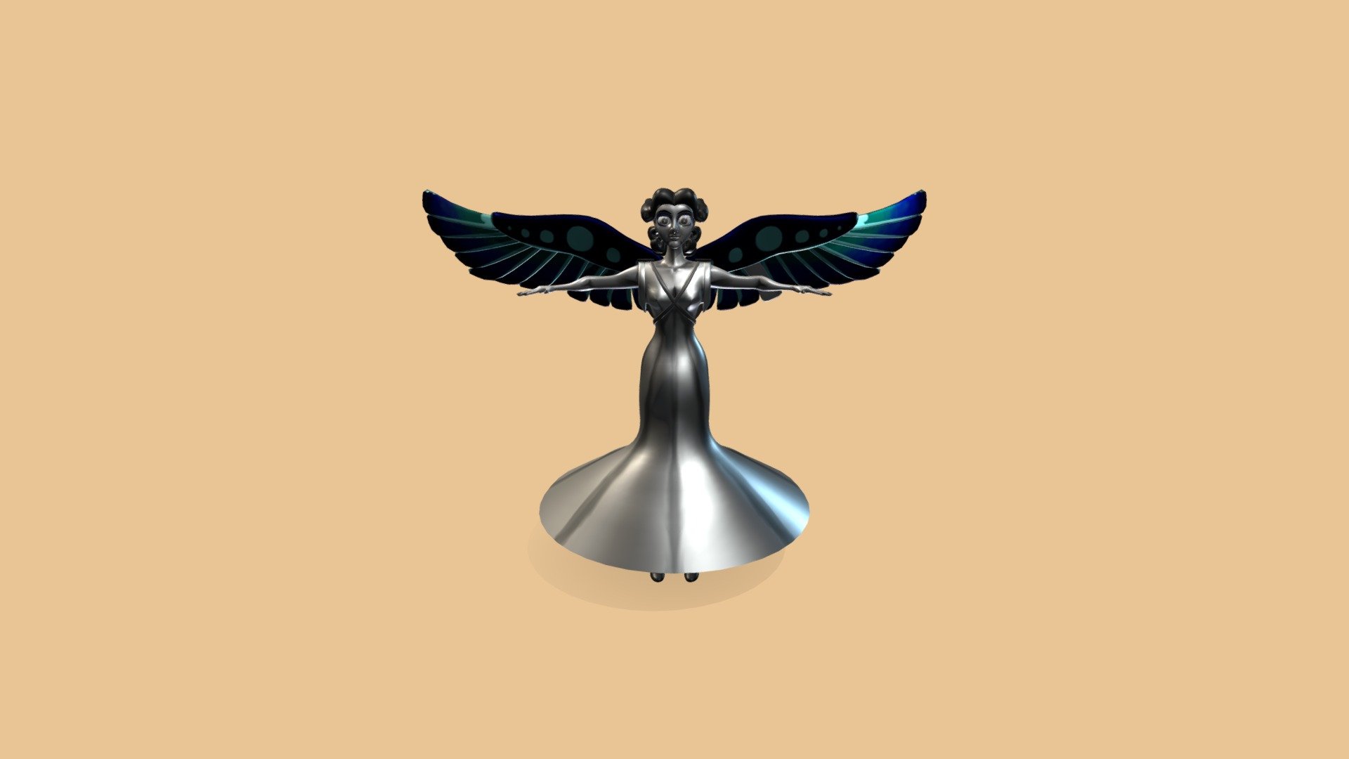 Terpsichore - 3D model by Jess C (@scribblersally) [d0084b8] - Sketchfab