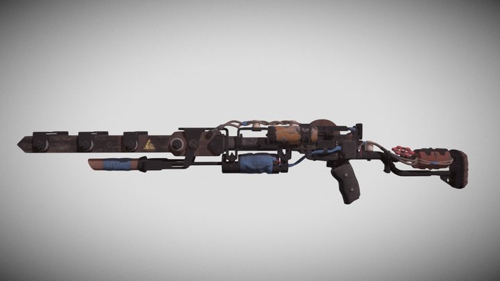 Railgun 3D models - Sketchfab