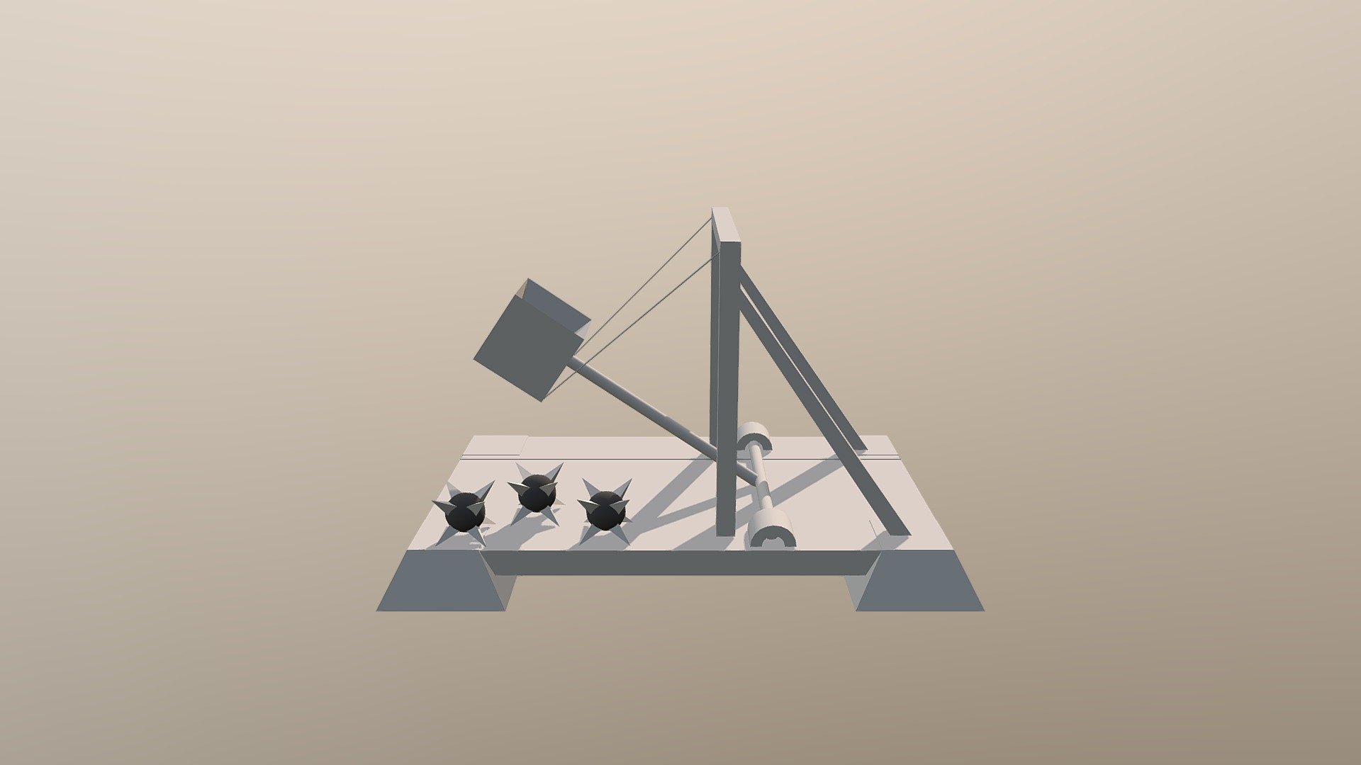 Catapult - 3D model by KyleMcK [d00970f] - Sketchfab