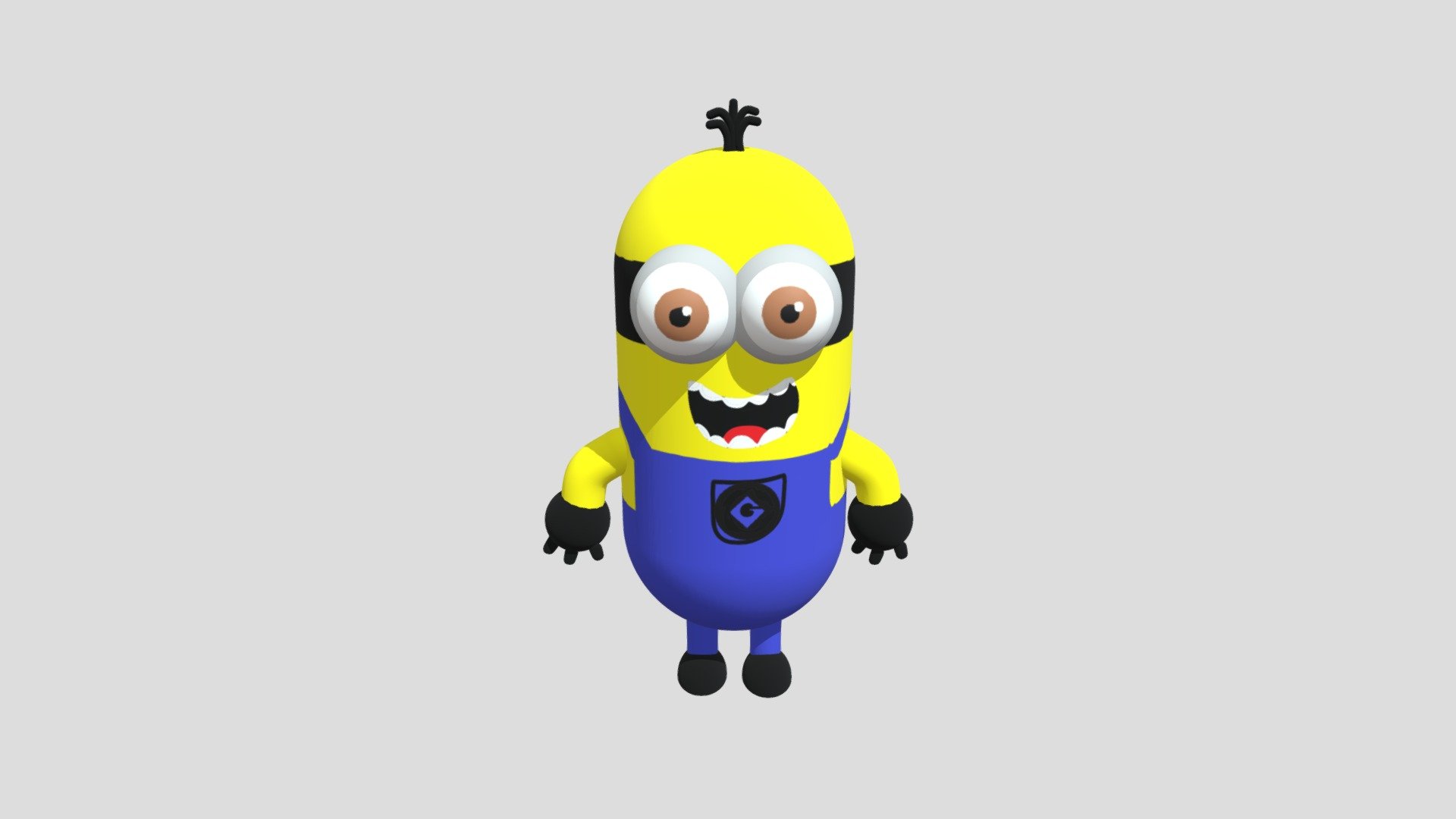 Kevin The Minion - Download Free 3D model by Sour Grapes (@kmorganc1 ...