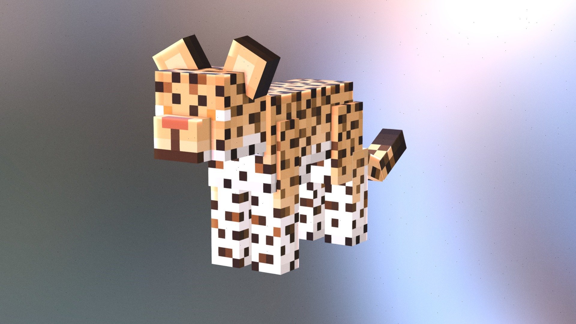 Leopard - Custom Minecraft Model - 3D model by jessdragon12 [d00b45e ...