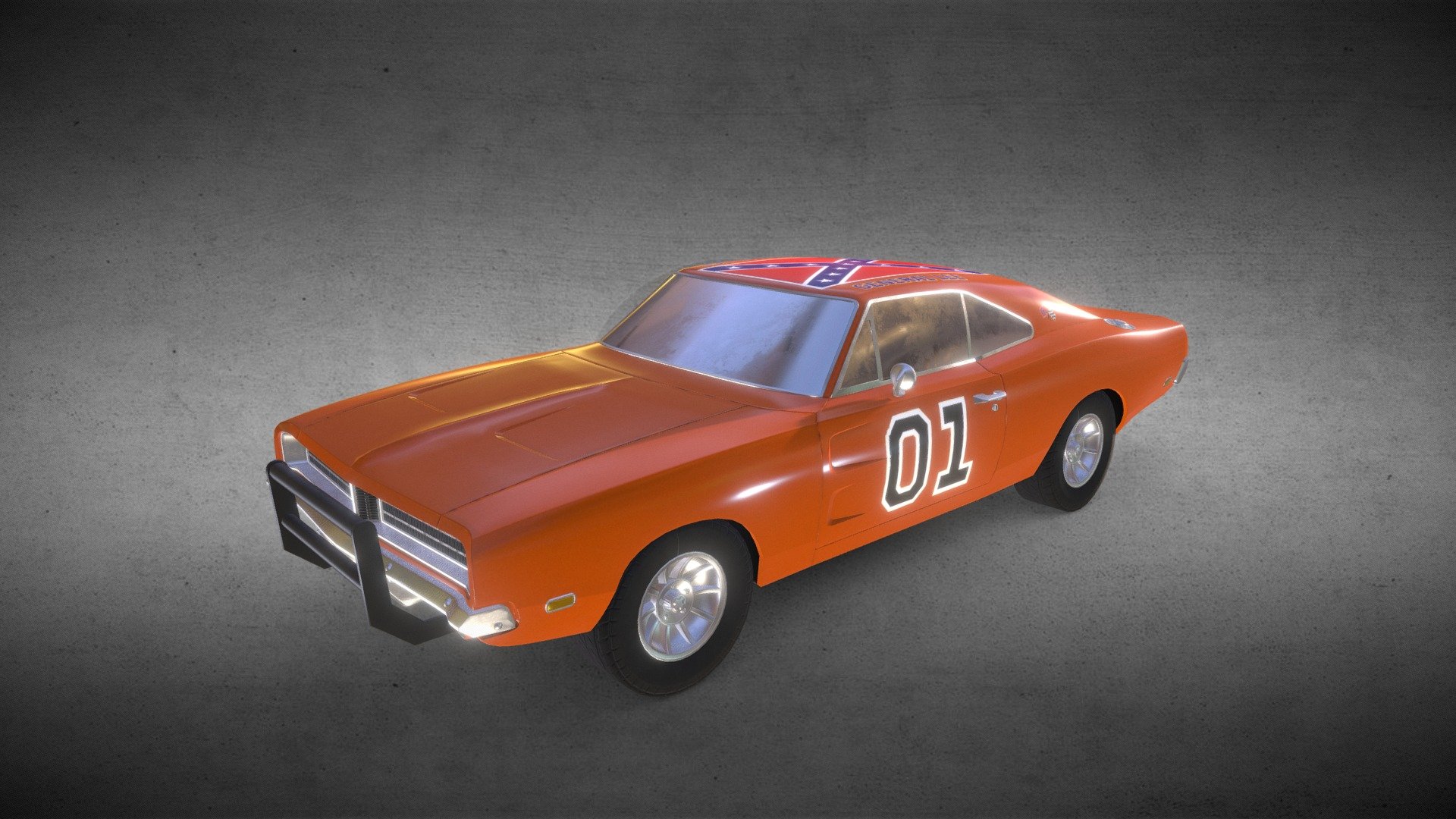 Dodge Charger "General Lee" - Buy Royalty Free 3D model by alixor22 ...